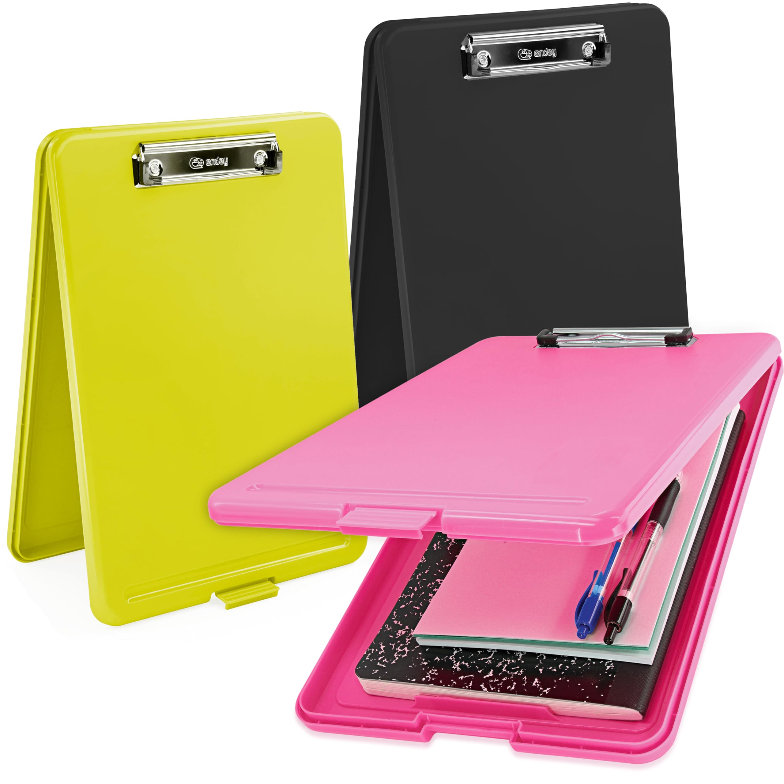 Snapklik.com : Plastic Translucent Clipboard Pack