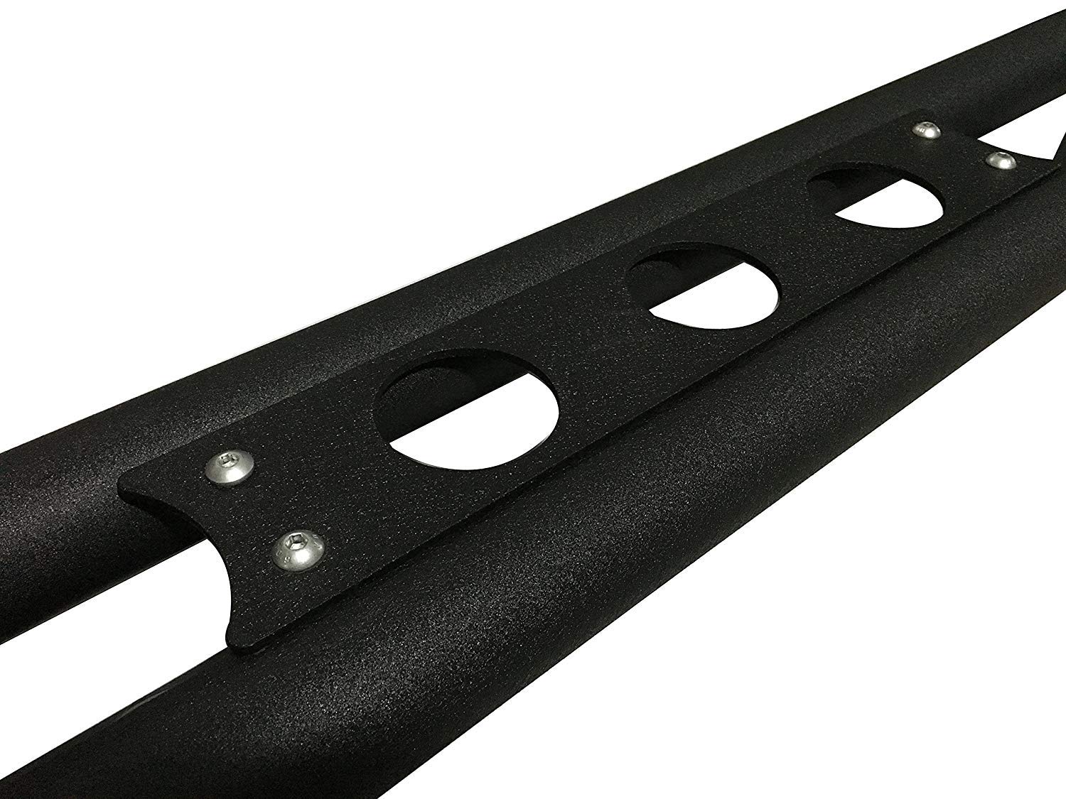 Span Textured Black Rock Crawler Rock Slider Armor Bar Side Step Rail ...