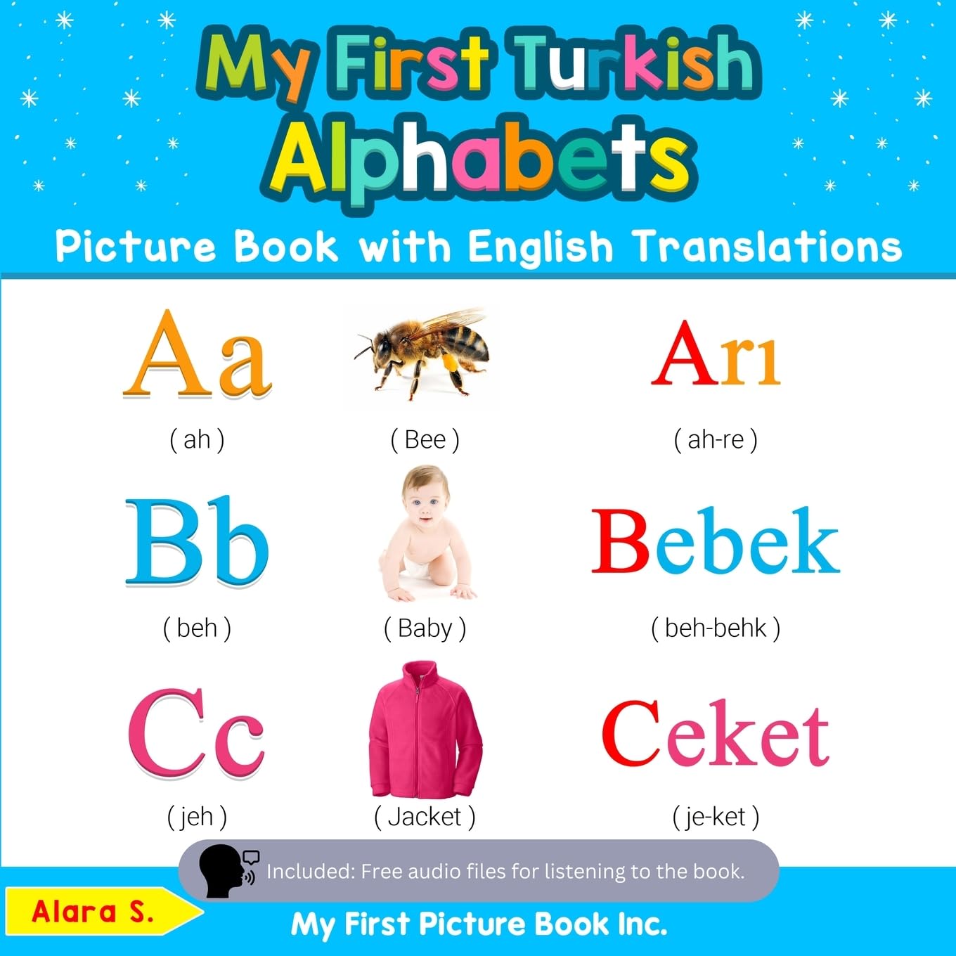 My First Turkish Alphabets Picture Book with English Translations ...