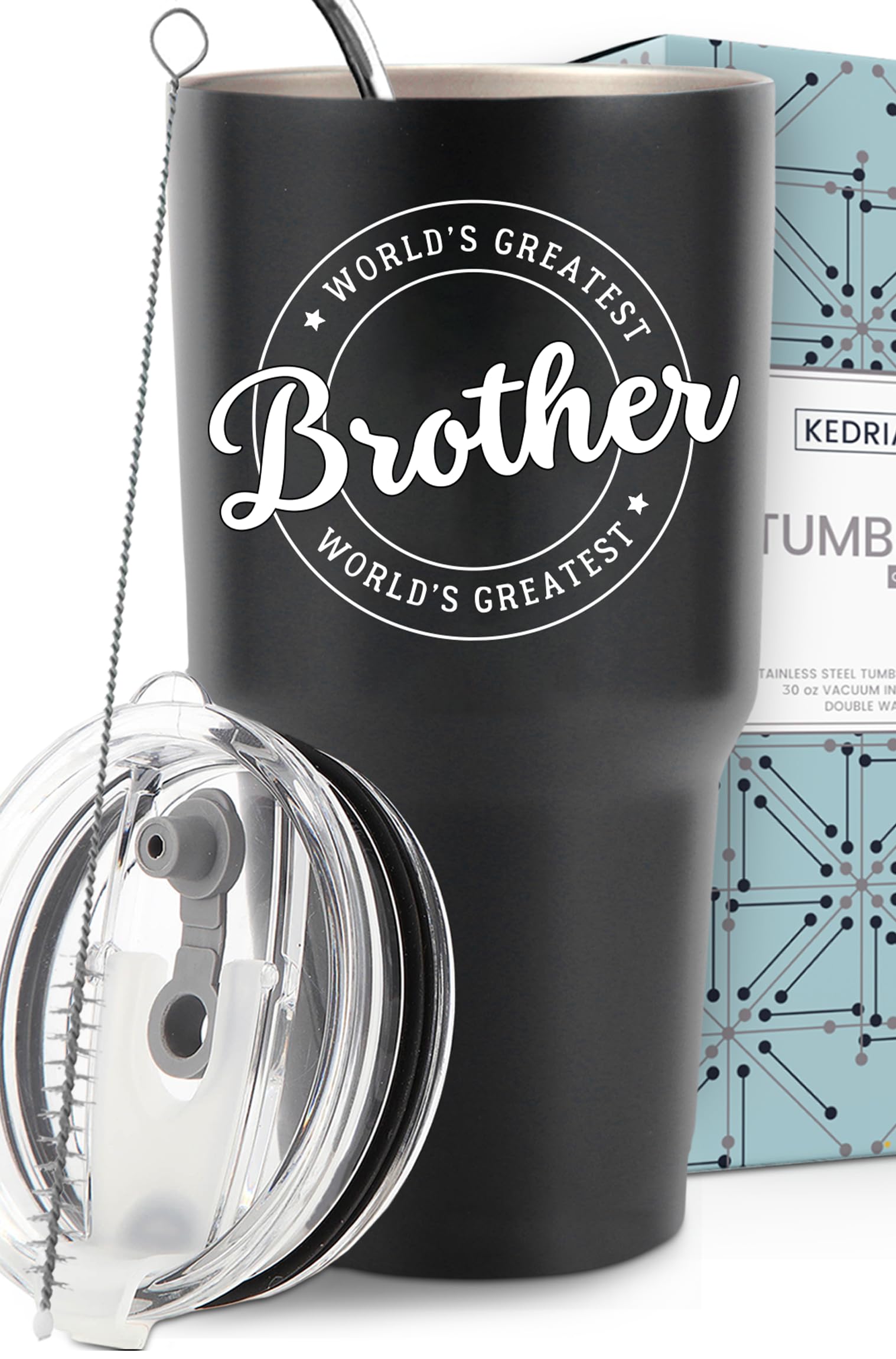 Amazon.com | World's Greatest Brother Tumbler 30oz, Birthday Gifts ...
