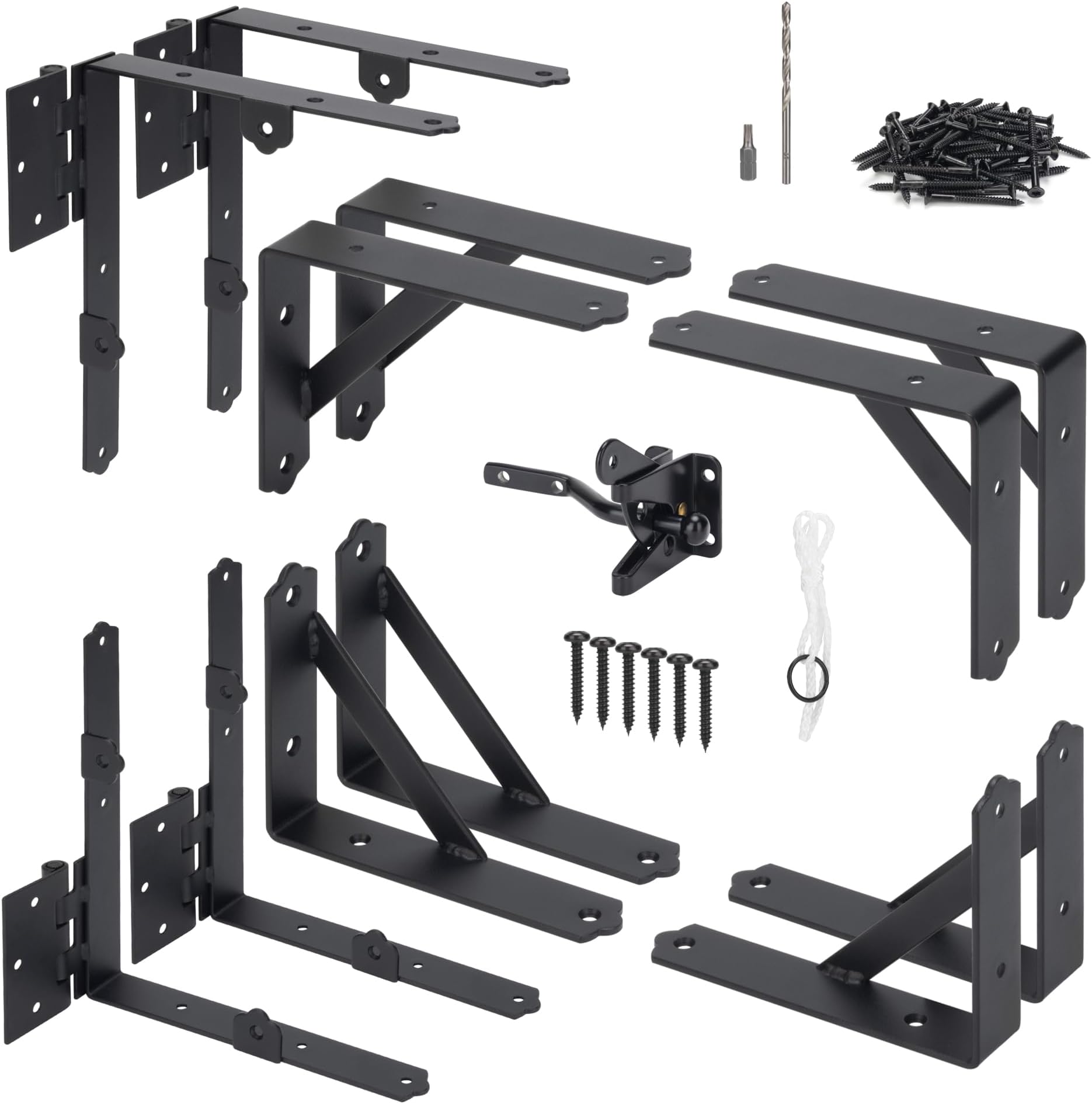 Amazon.com: SANKINS 2 Set Anti Sag Gate Corner Brace Bracket, Heavy ...