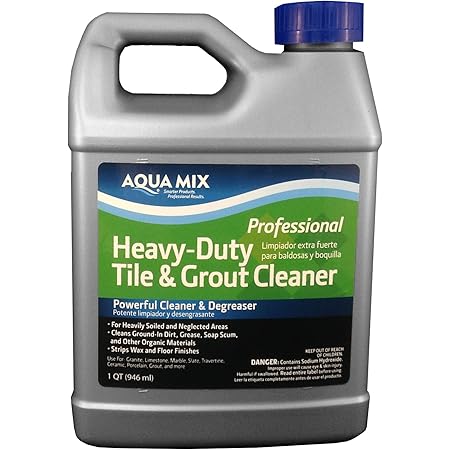 Aqua Mix Heavy Duty Tile and Grout Cleaner - Quart - Floor Cleaners ...