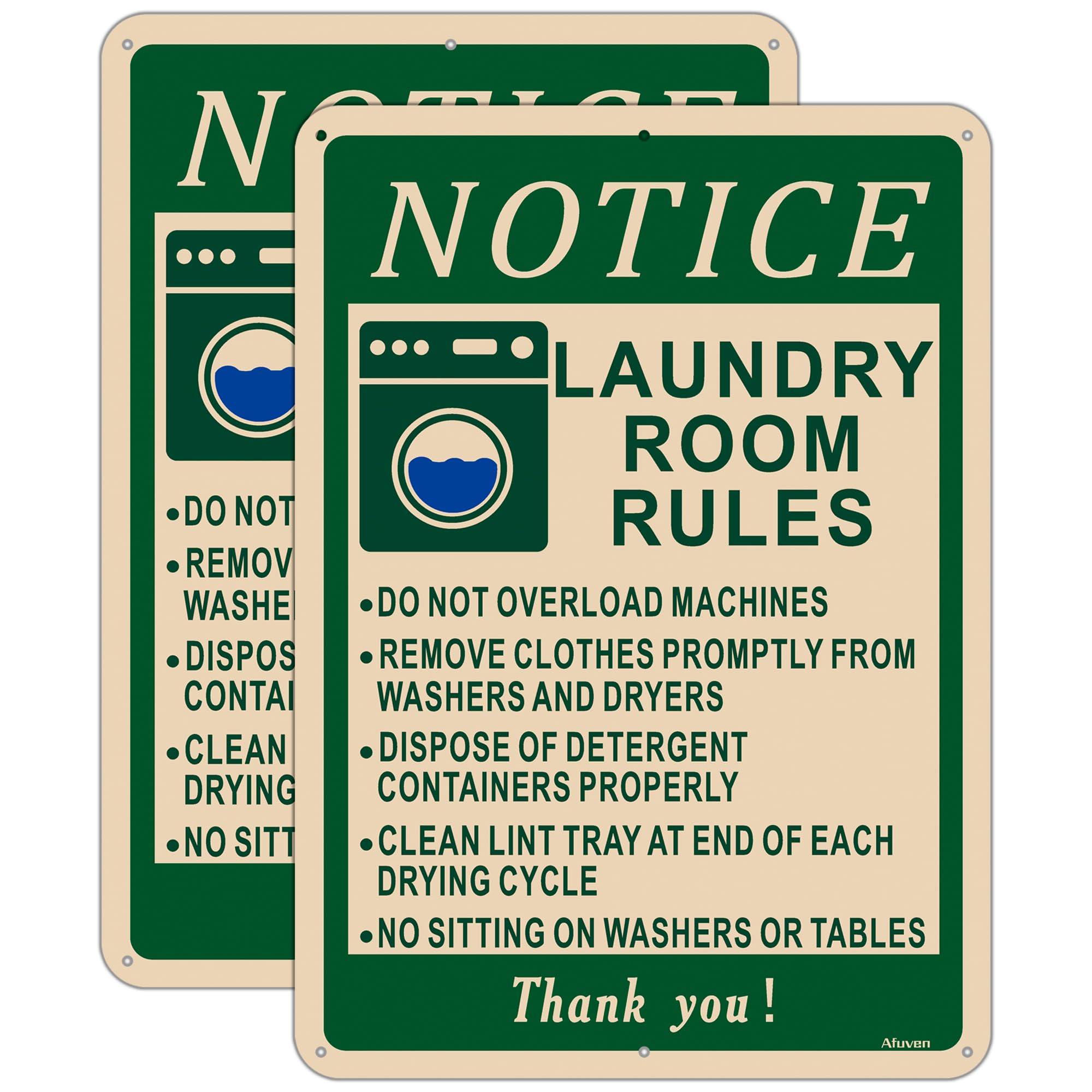 Laundry Room Rules Printable Airbnb Laundry Rules Sign, Laundry Room