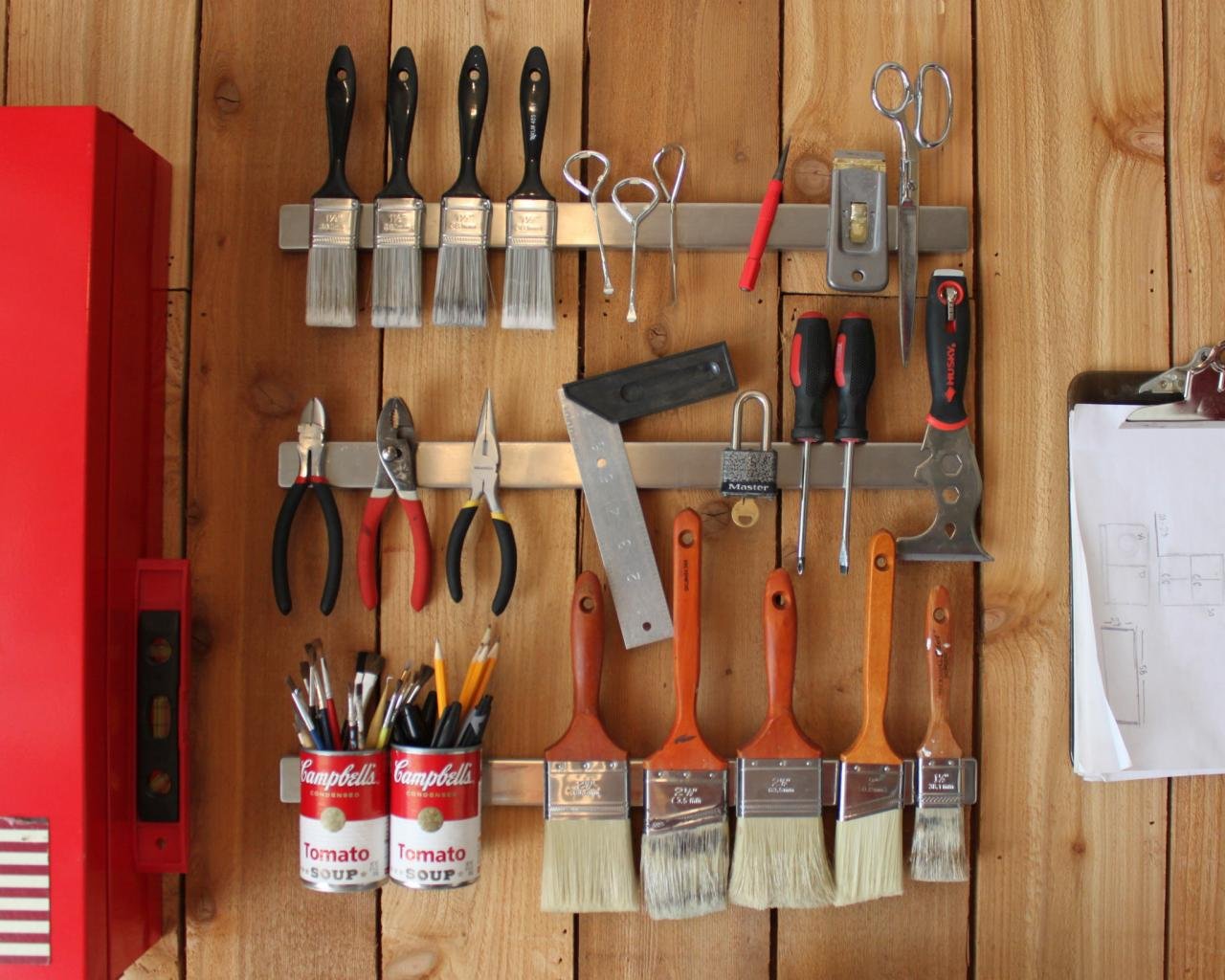 Amazon.com: Super Duty Magnetic Tool Rack, Stainless Steel Magnetic ...