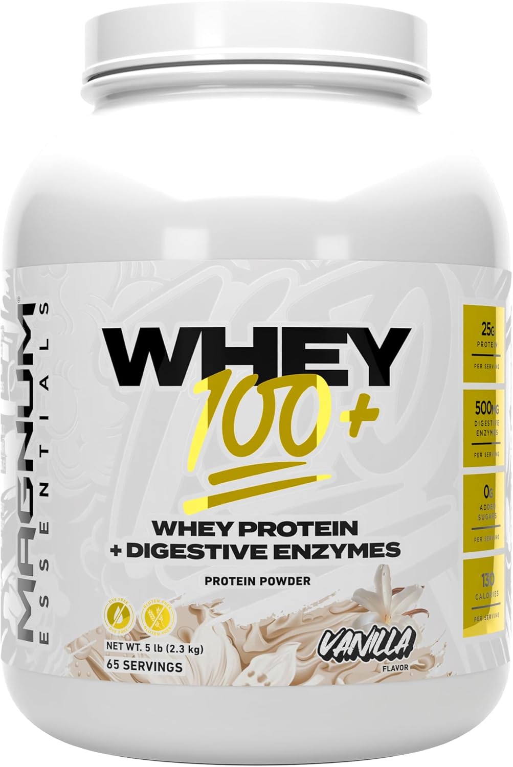 Amazon.com: Magnum Whey 100+, Whey Protein Powder - 62 Servings ...