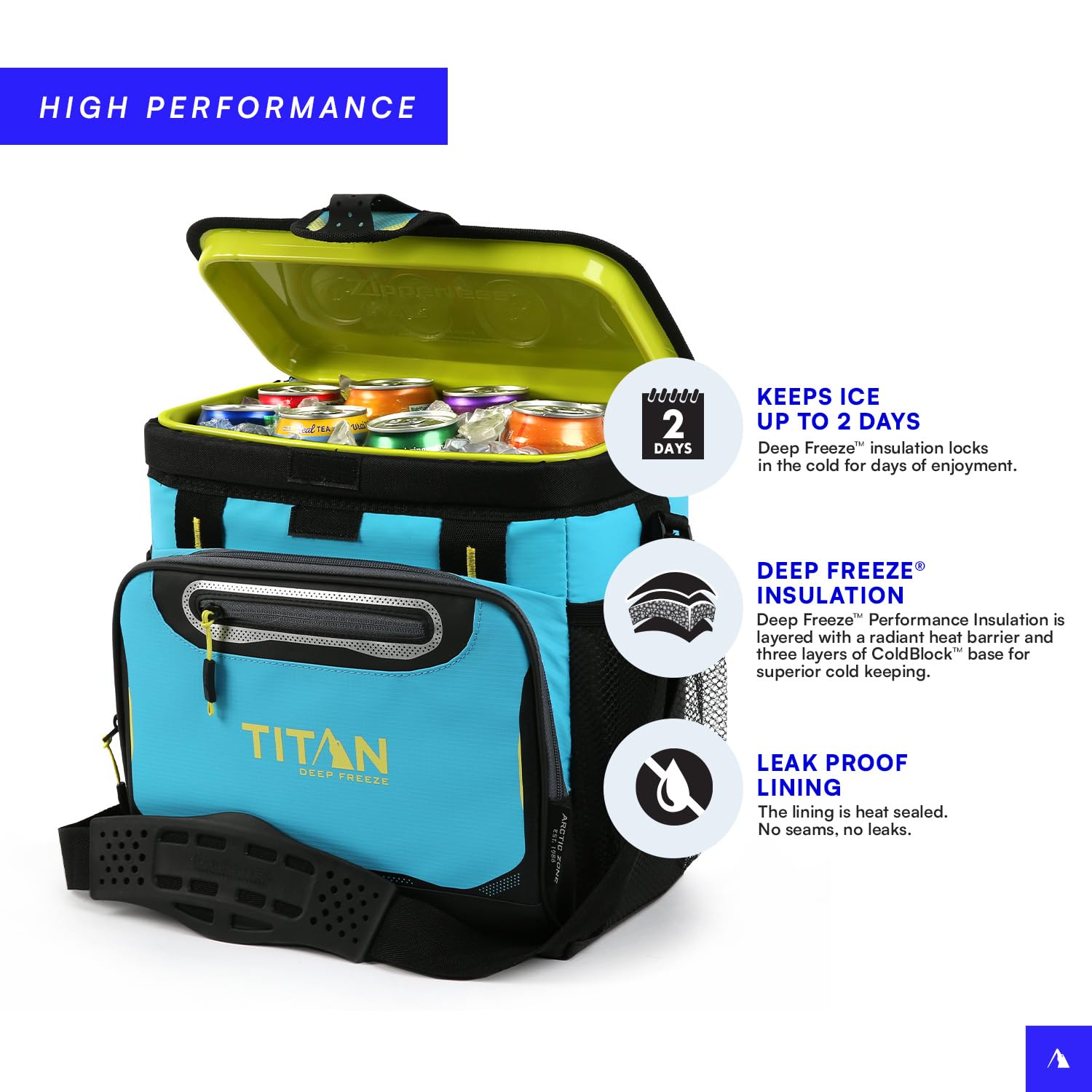 Snapklik.com : Titan By Arctic Zone Deep Freeze Cooler - 16 Can ...