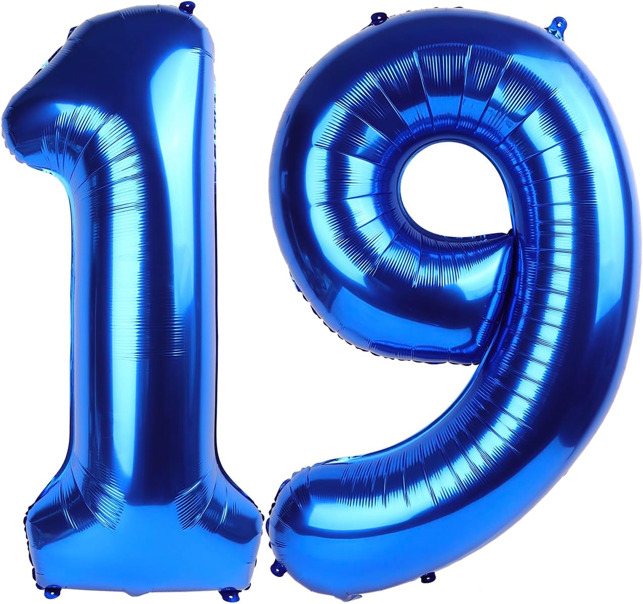 Amazon.com: Navy Blue Jumbo Number 19 Balloon 40 Inch, Boy Girl 19 ...