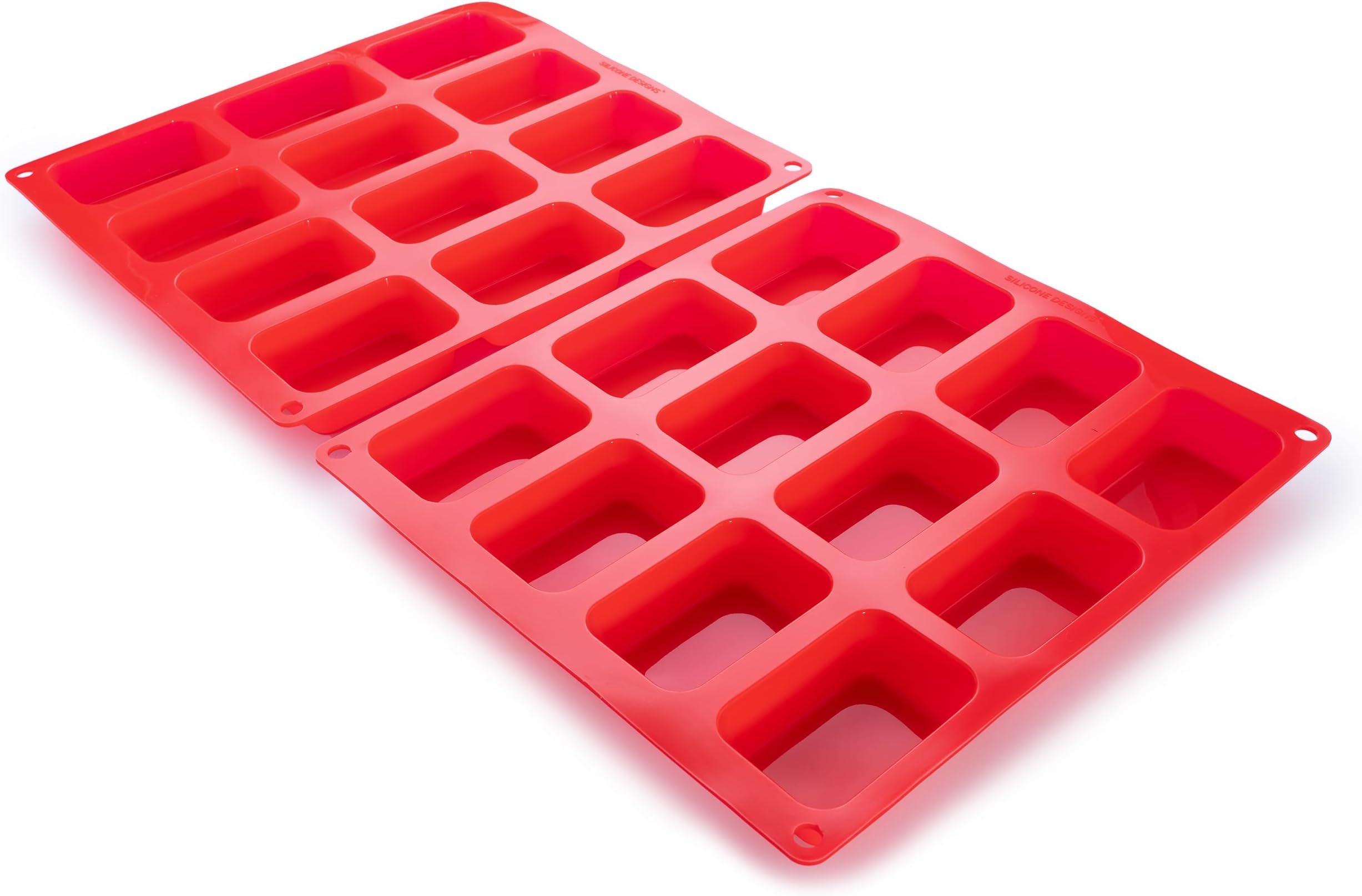 Amazon.com: Silicone Mini Bread Pan (2PCS) 12-Loaf Nonstick Bakeware ...