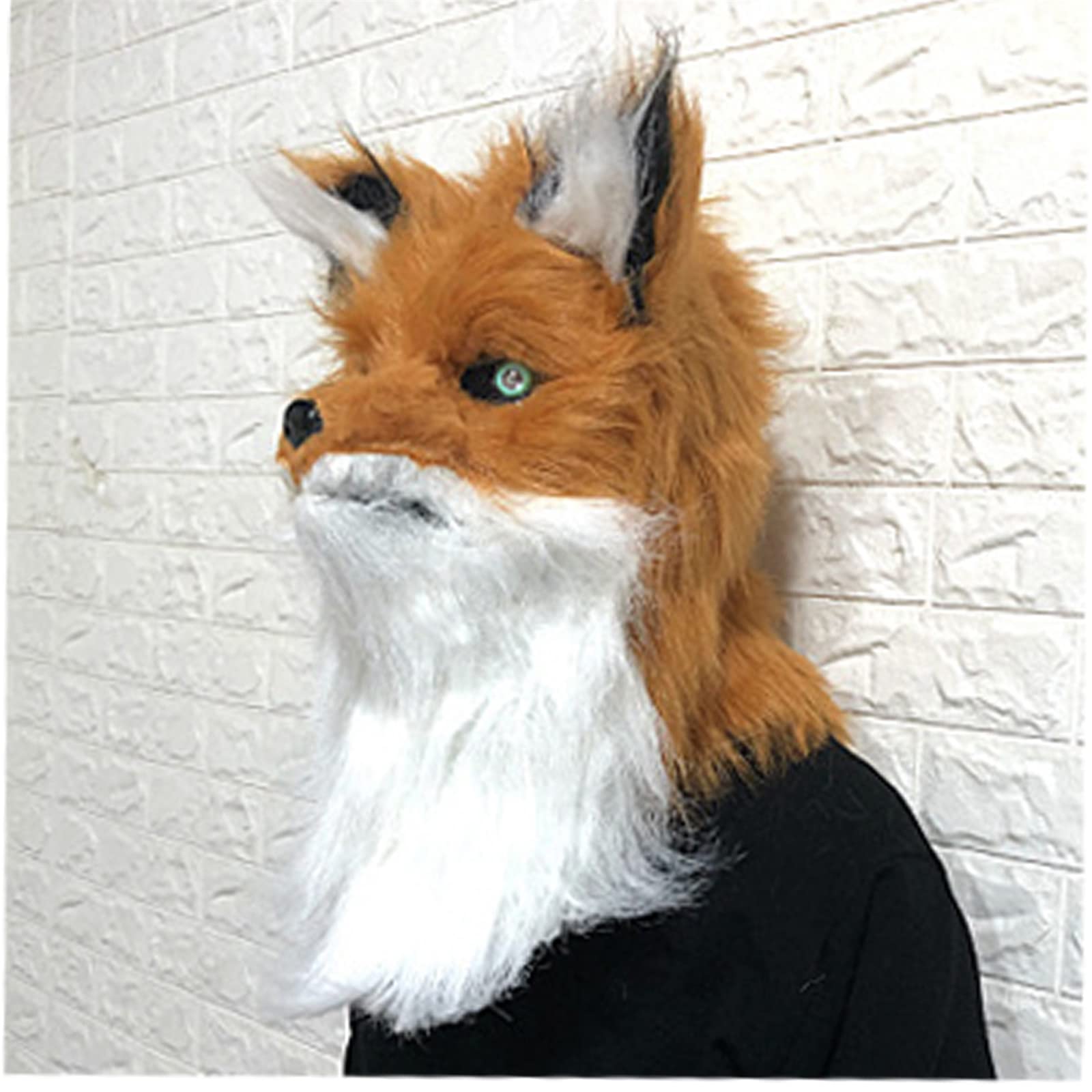Snapklik.com : NA Movable Mouth Fox Mask, Full Head Animal Furry ...