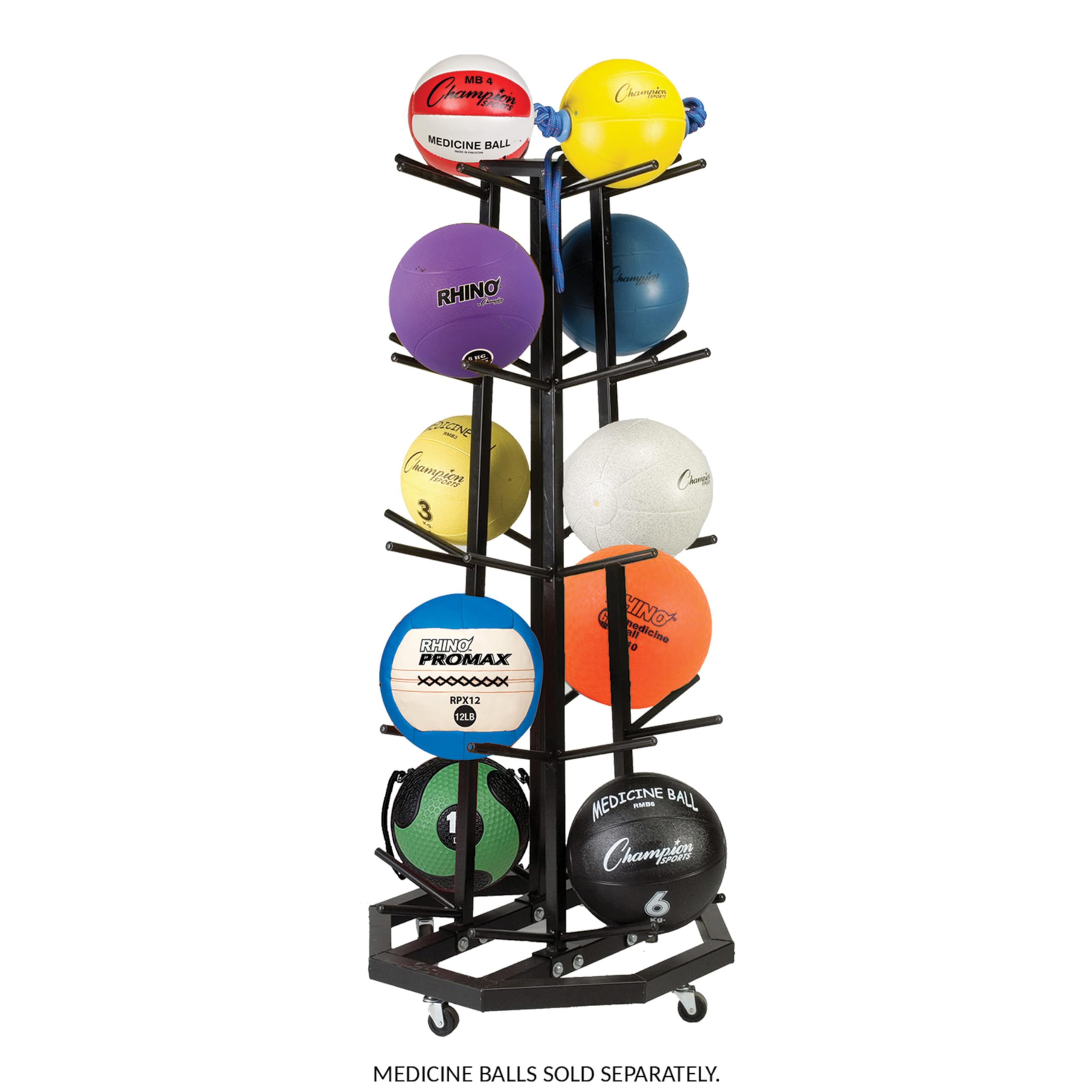 Champion Sports Medicine Ball Storage Durable Trees And Racks Multiple ...