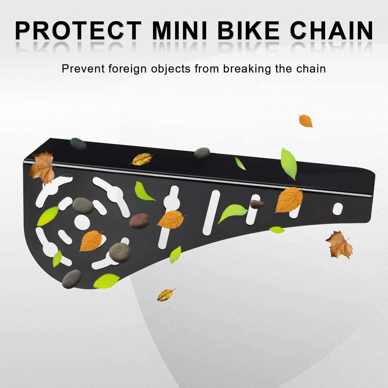 SKYJDM Mini Bike Chain Guard Cover Compatible with Most Mini Bikes ...