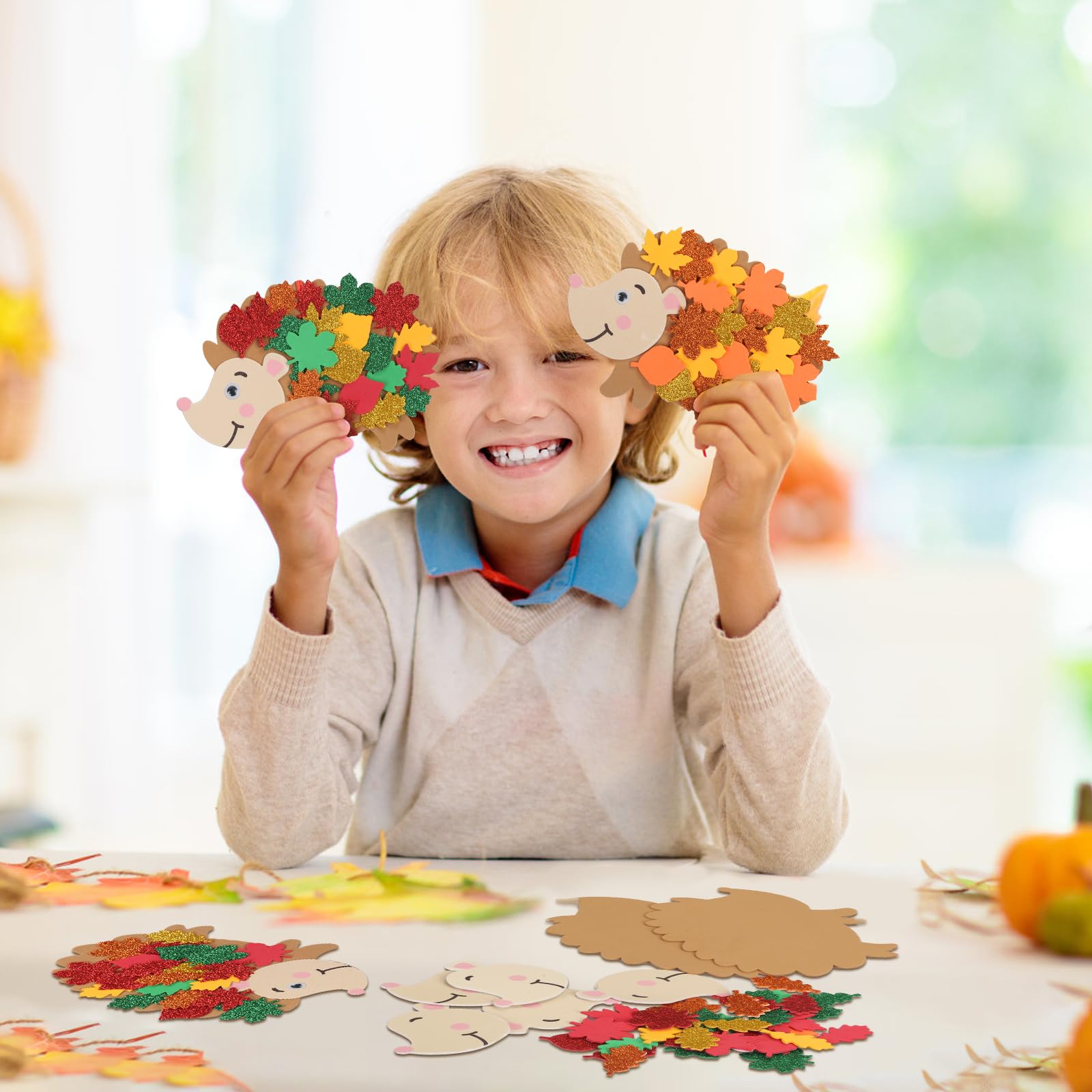 Snapklik.com : 12 Pack Hedgehog Crafts For Kids Make You Hedgehog Foam ...