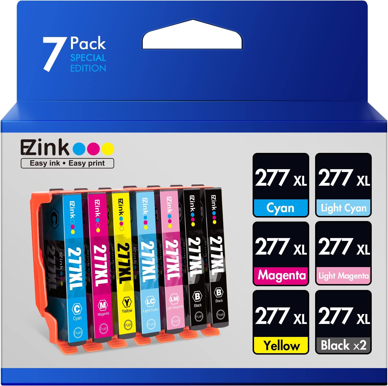 E-Z Ink Remanufactured Ink Cartridge Replacement for Epson 277XL 277 ...