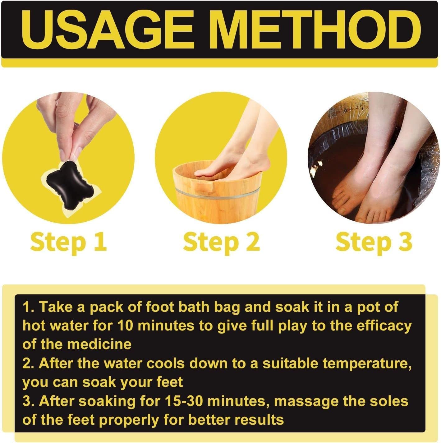 Snapklik.com : 20 Pcs Herbal Detox&Shaping Cleansing Foot Soak Beads