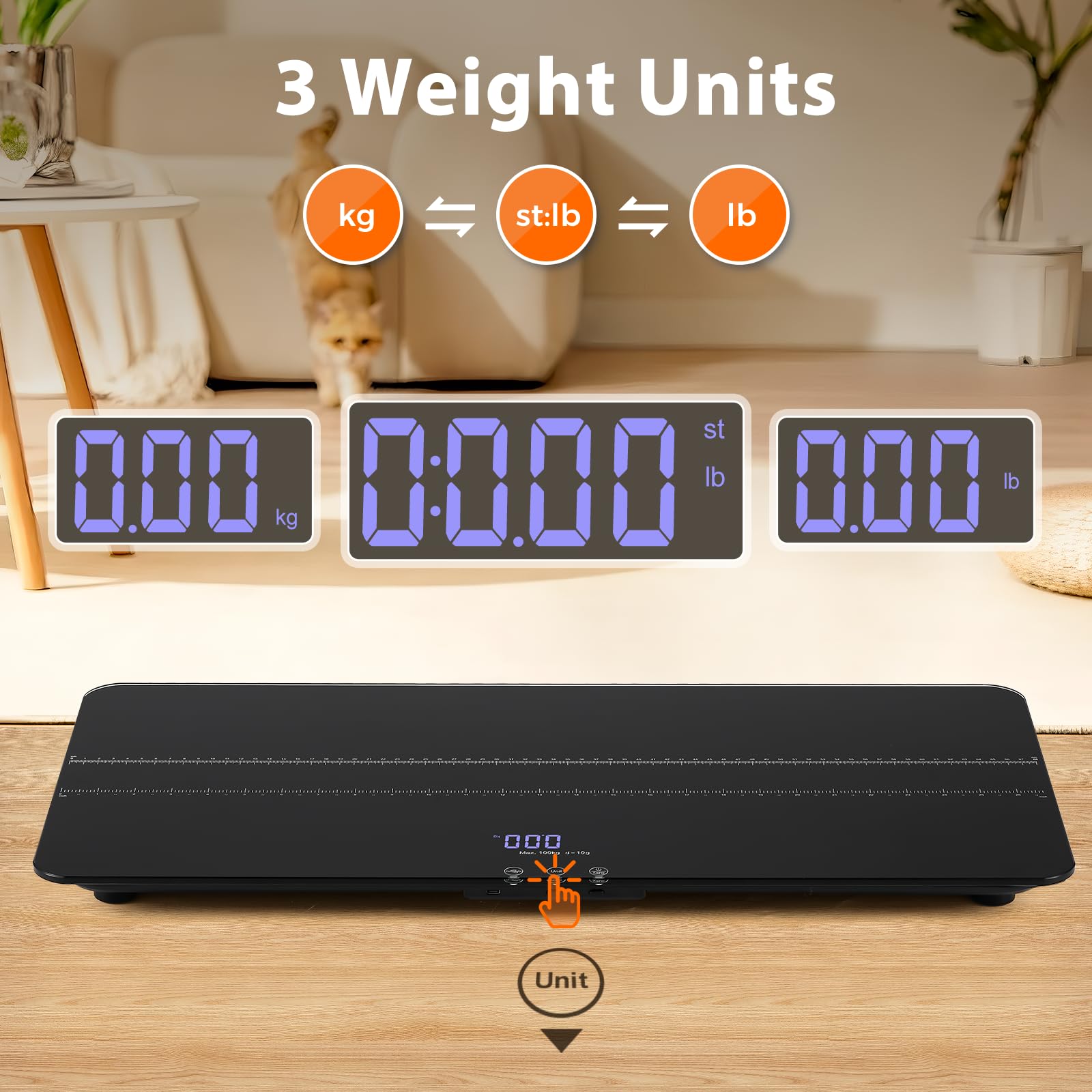 Snapklik.com : Bonvoisin Pet Scale 220lb X 0.02lb, Dog Scale For Medium ...
