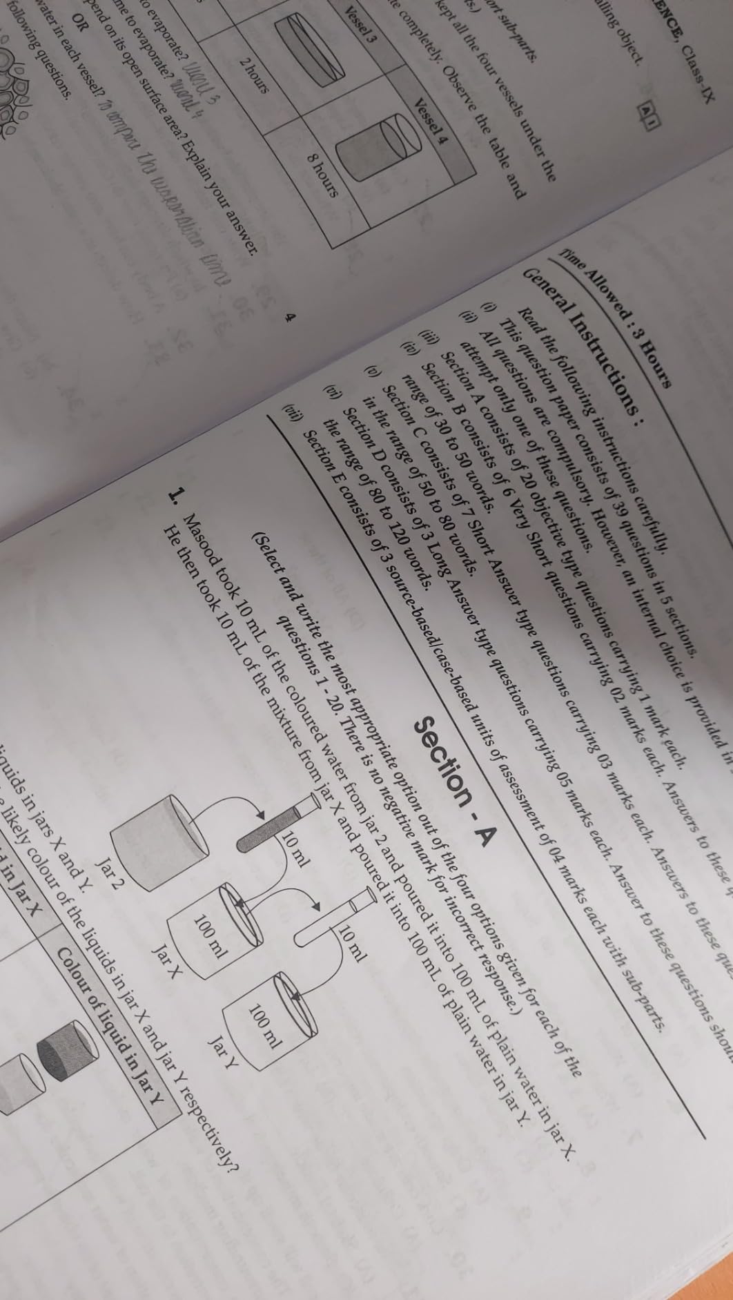 Oswaal CBSE Sample Question Papers Class 9 Science Book (For 2024 Exam ...