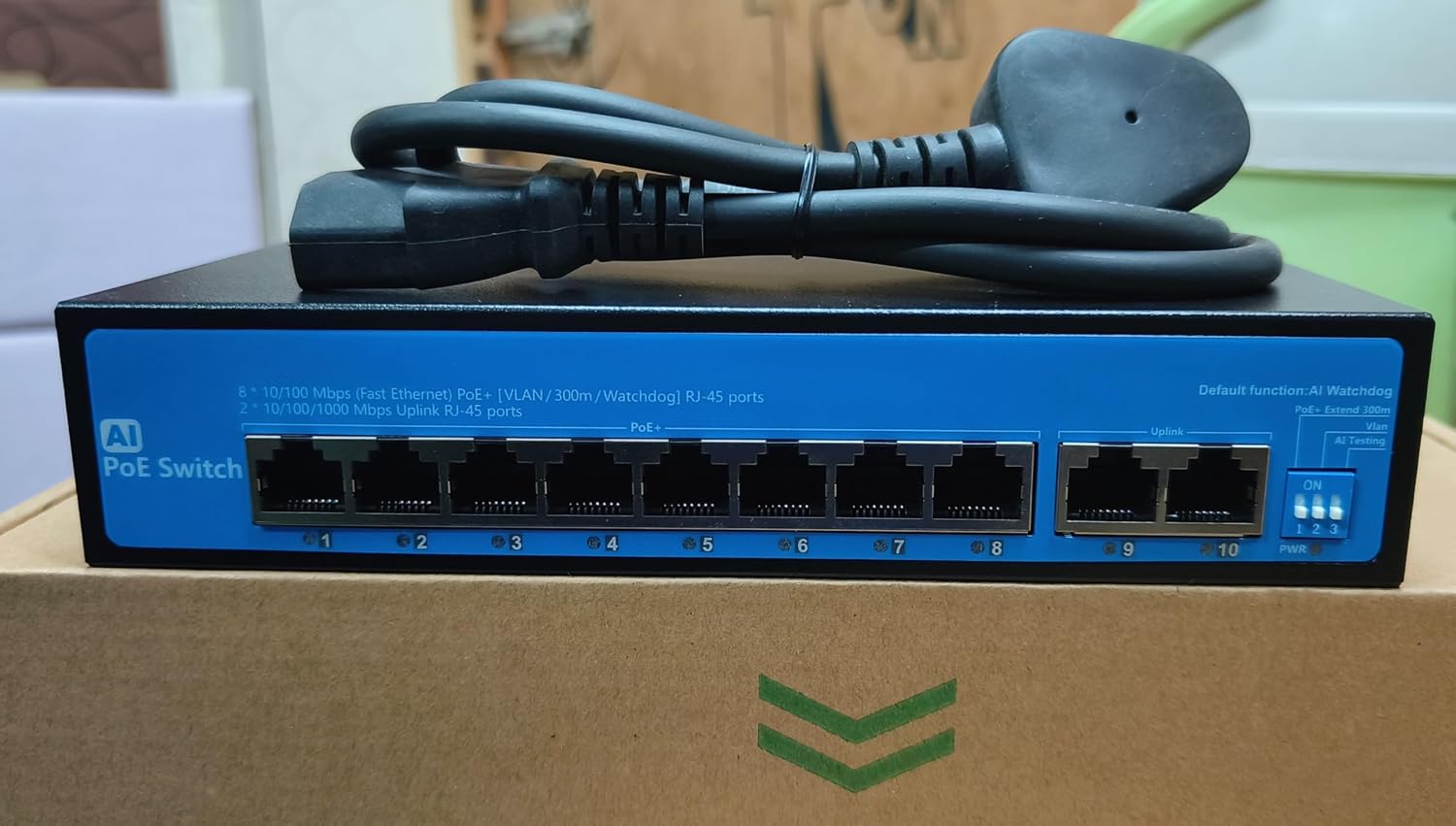 RAMEX Smart PoE Switch 8-Port (10/100Mbps) + 2 Gigabit Uplink Ports for ...