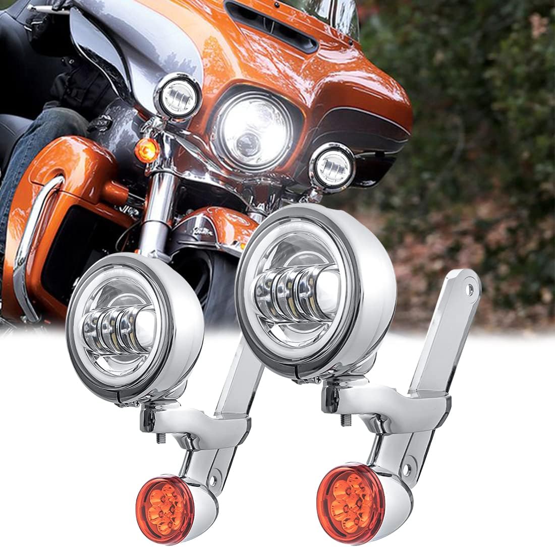 Amazon.com: 4-1/2" Led Auxiliary Spotlight Passing Light W/Housing ...