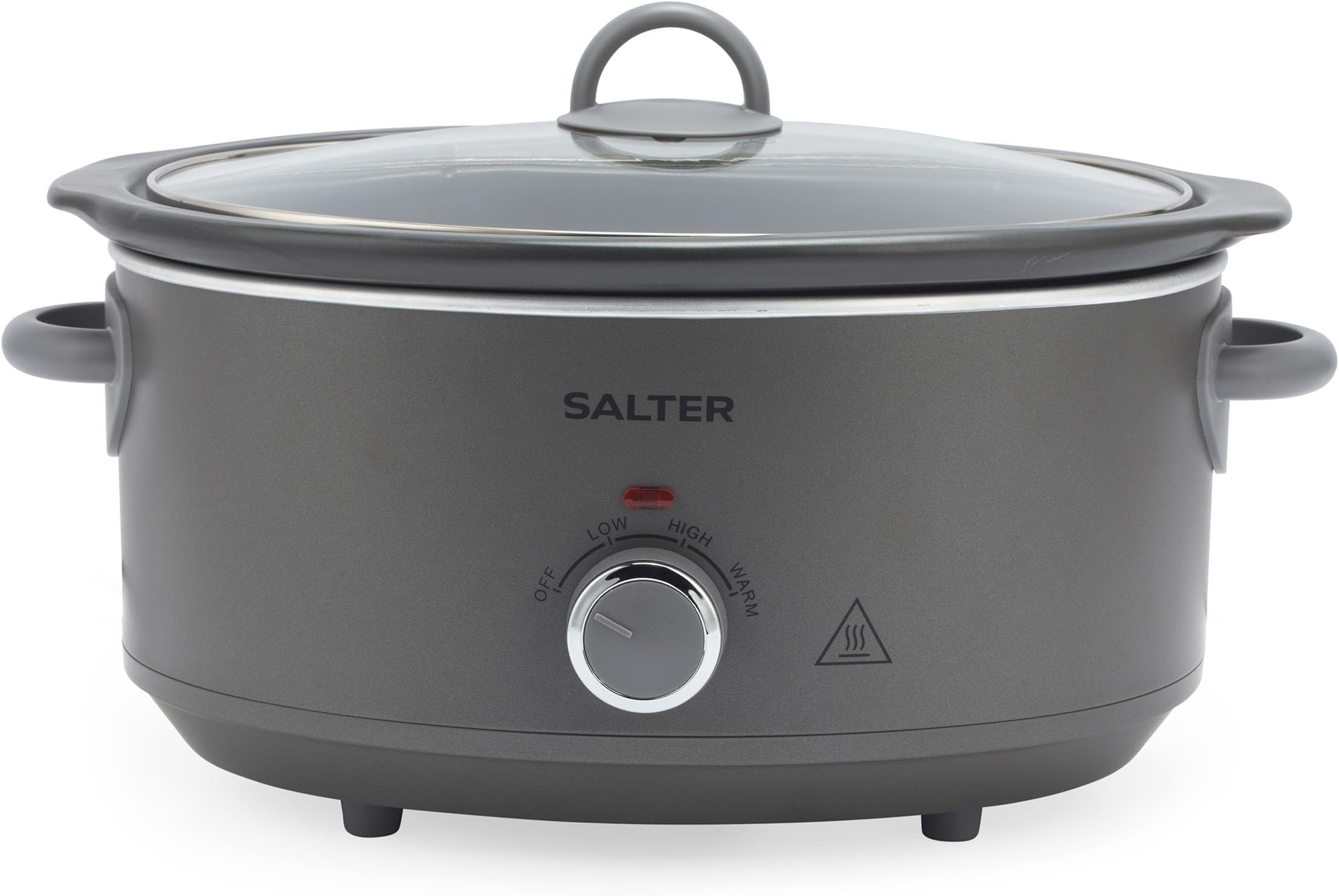 Salter Retro 3.5L Slow Cooker – 3 Heat Settings & Keep Warm, Dishwasher ...