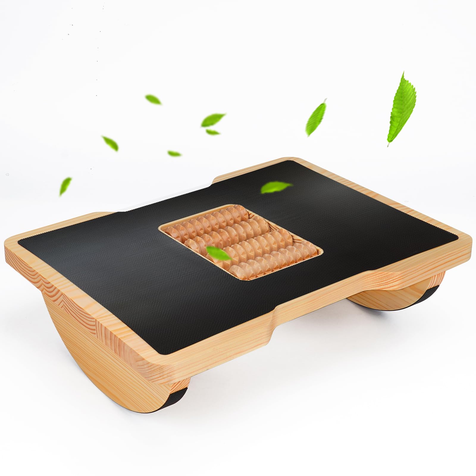 Amazon.com: Wood Foot Rest for Under Desk at Work, Ergonomic Foldable ...