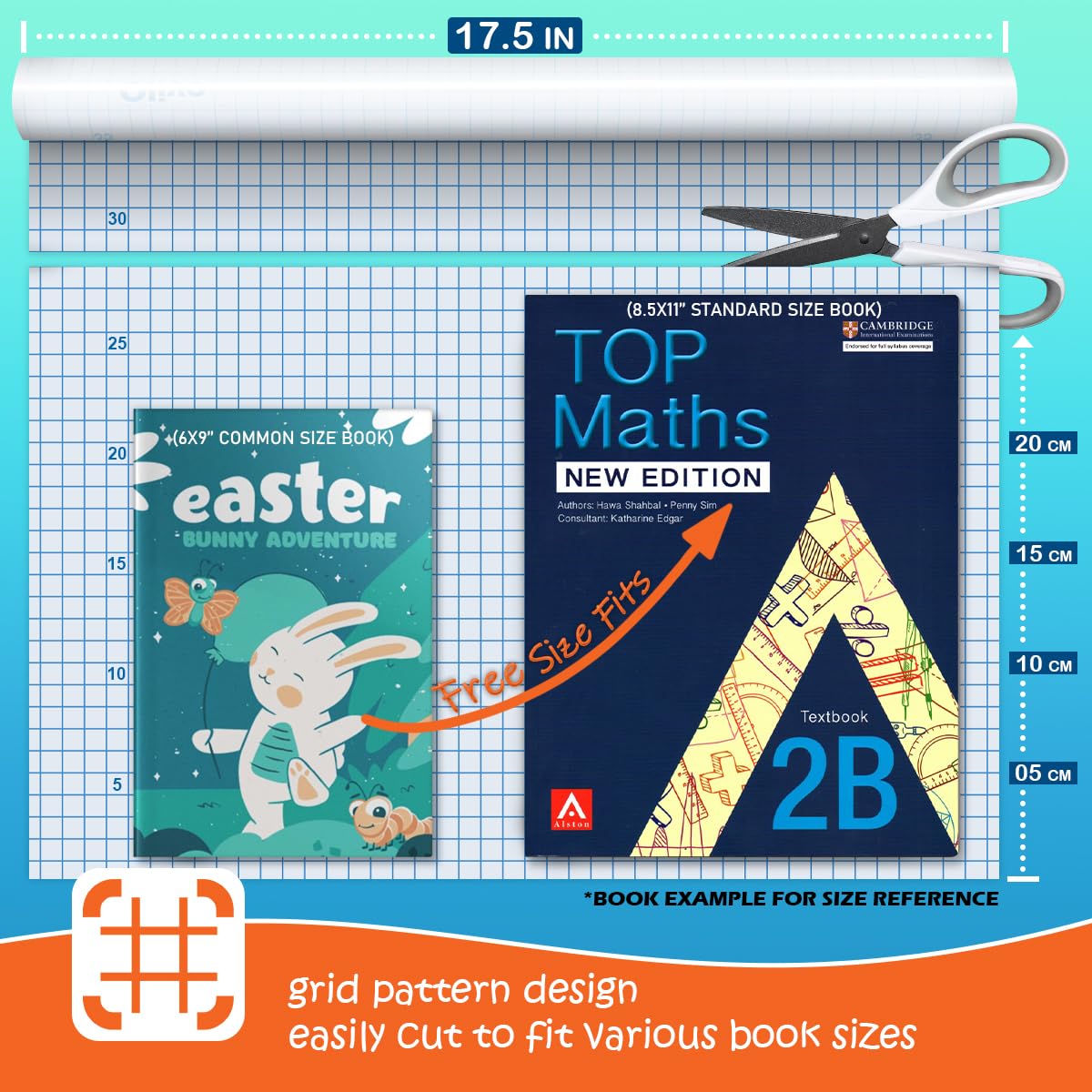 Snapklik.com : Clear Contact Paper Roll For Books Crafts 17.5 In X 5 Ft ...