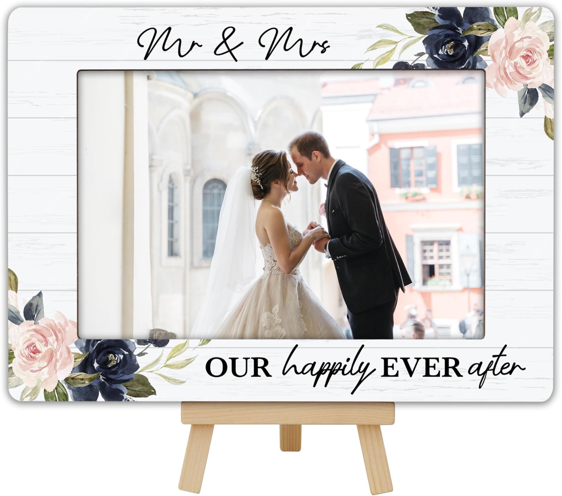 Amazon.com - OXRUN 4x6 Mr and Mrs Picture Frame, Marriage Gifts for ...
