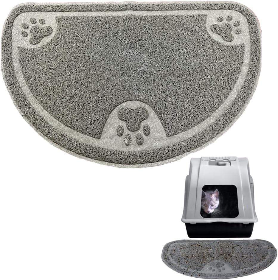 Amazon.com: Petroad PVC Litter Mat Pet Food Feeding Mat(35.4 x 23.6 ...