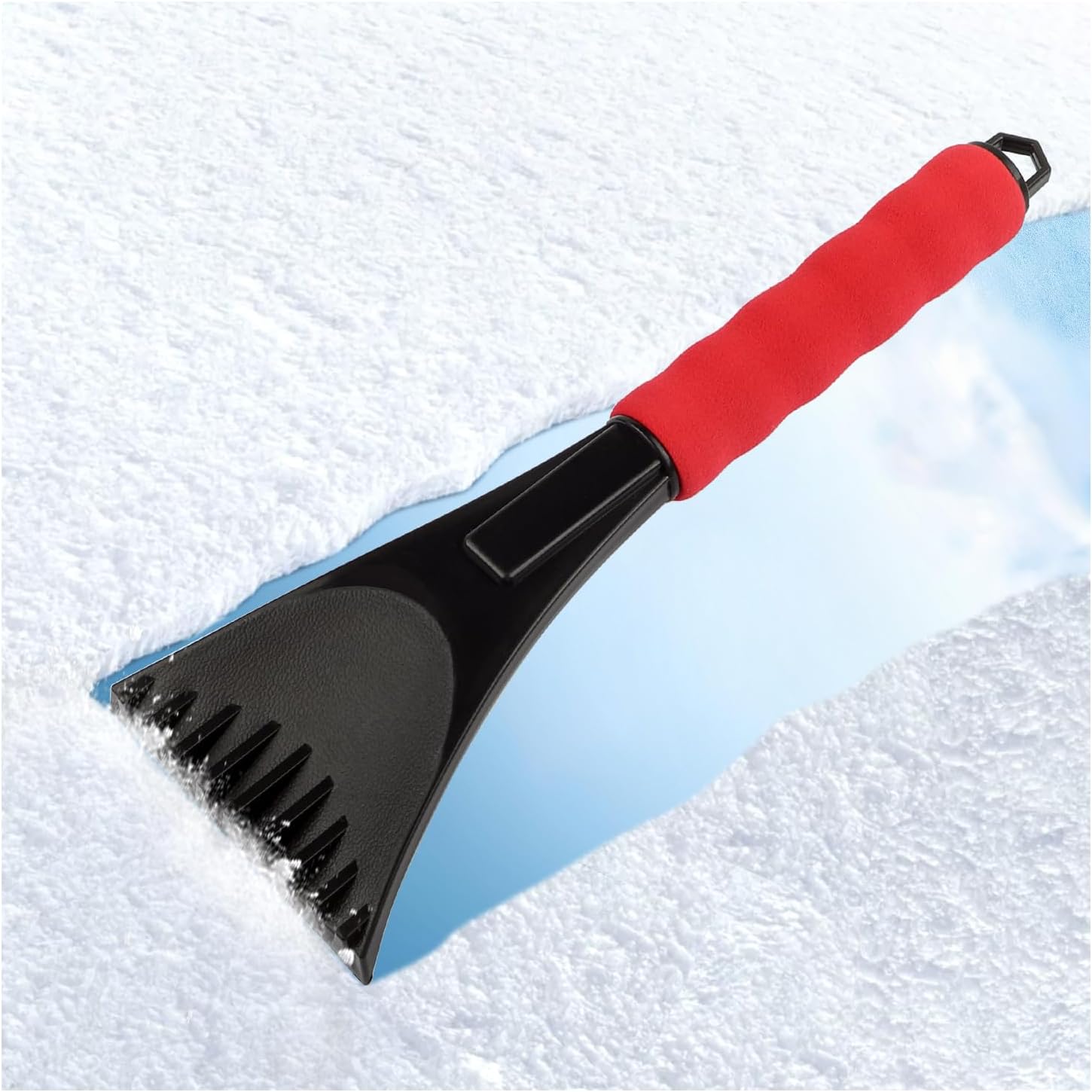 Ice Scrapers for Car Windshield with Non-Slip Sponge Handle,Ice Scraper ...