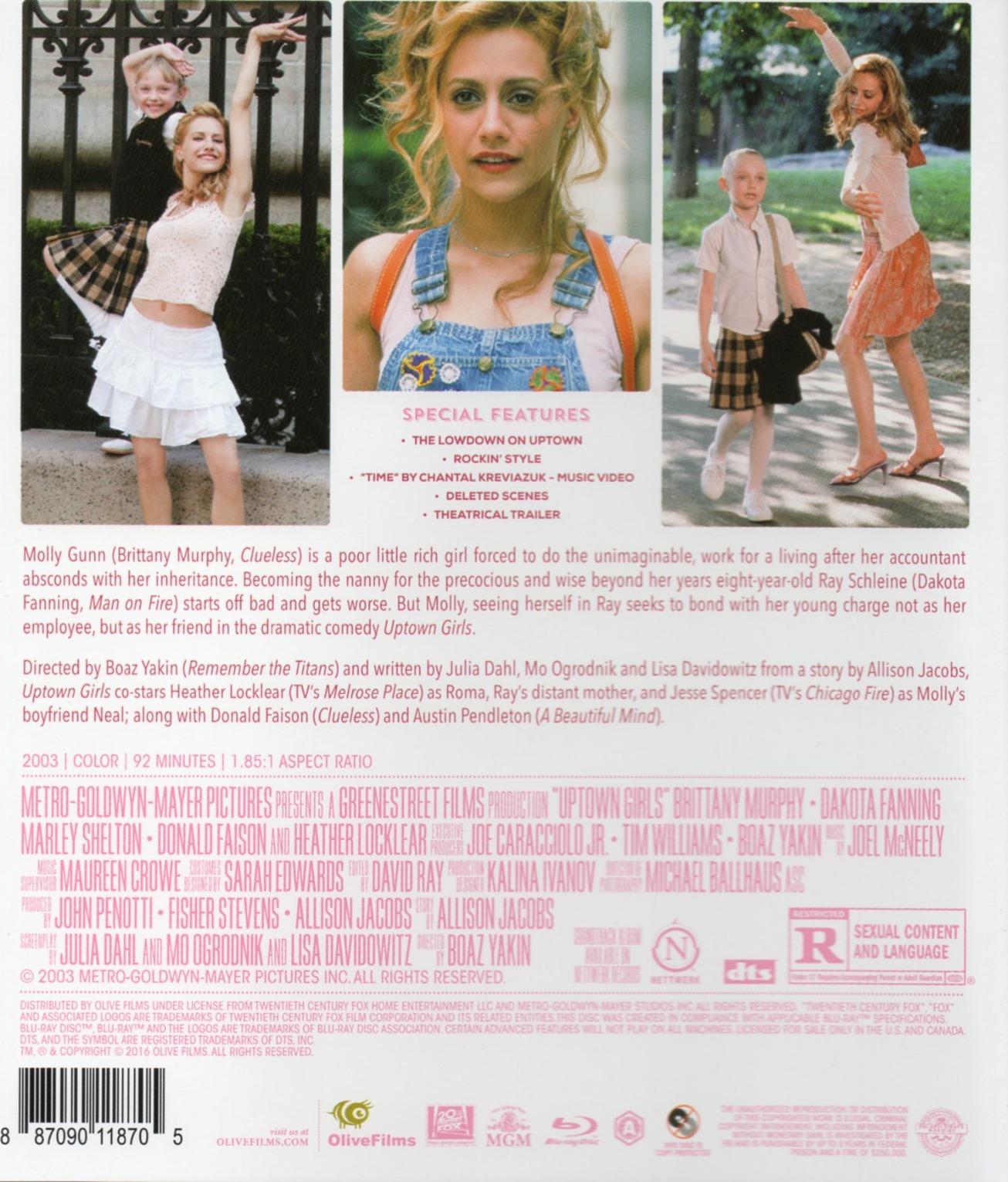 Amazon.com: Uptown Girls [VHS] : Brittany Murphy, Dakota Fanning ...