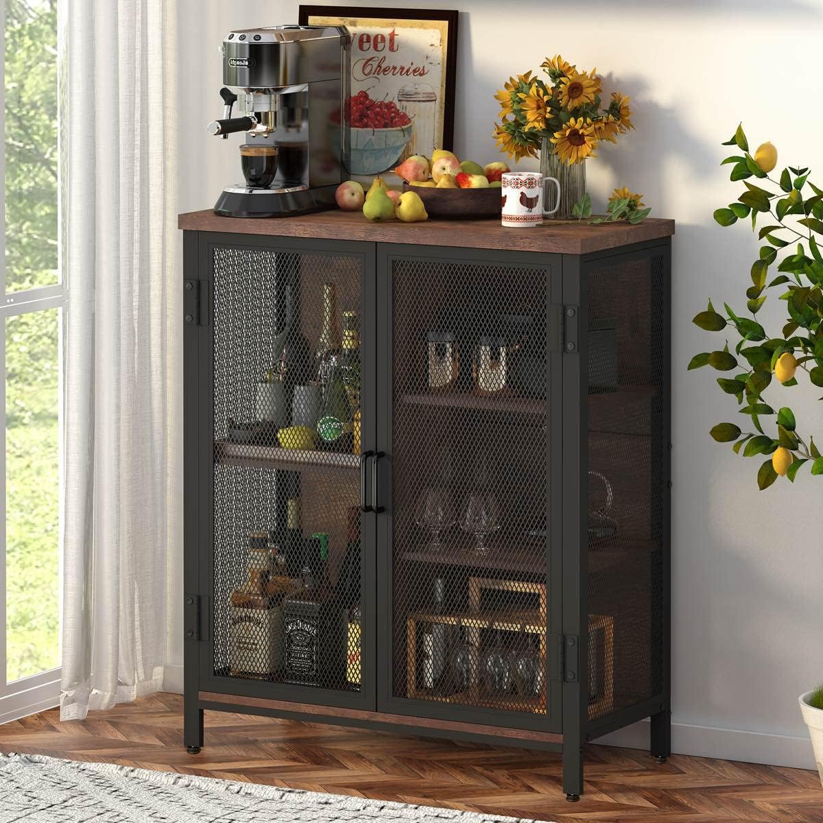 Amazon.com: 1/2 Wine Barrel Storage Cabinet : Home & Kitchen