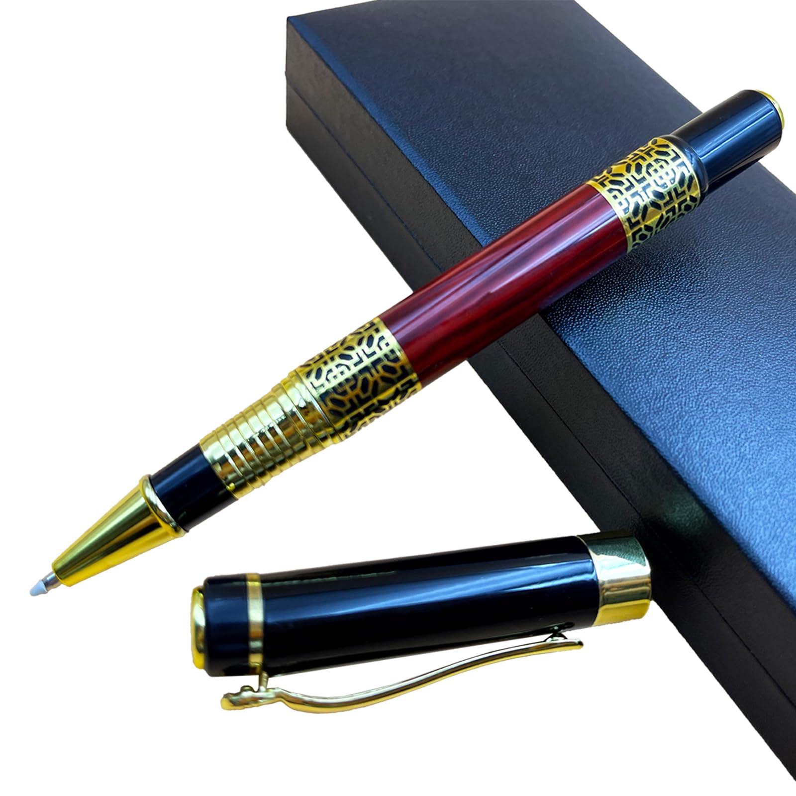 HEmlSkron Ballpoint Pens, 1.0mm Metal Signature Pen for Business Men ...
