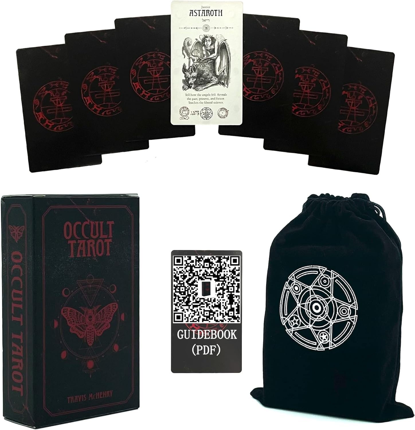 Snapklik.com : Aumtok Occult Tarot Cards Miniature Version Set