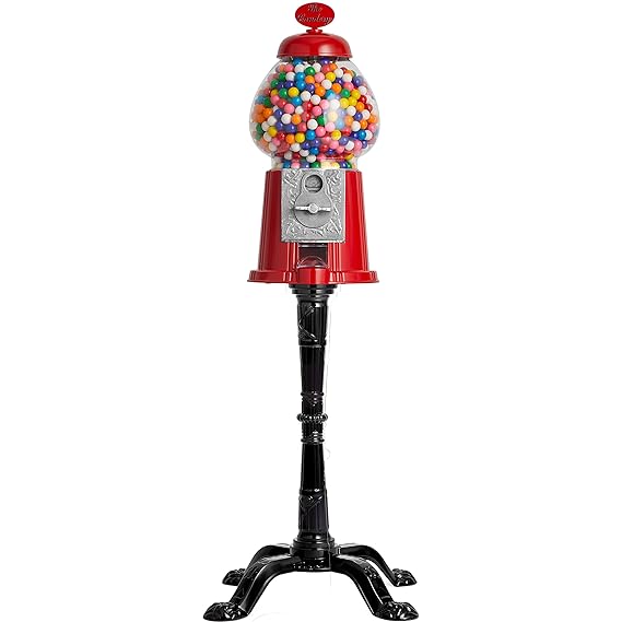 Amazon.com: Gumball Machine - 15 Inch Candy Dispenser with Stand for 0. ...