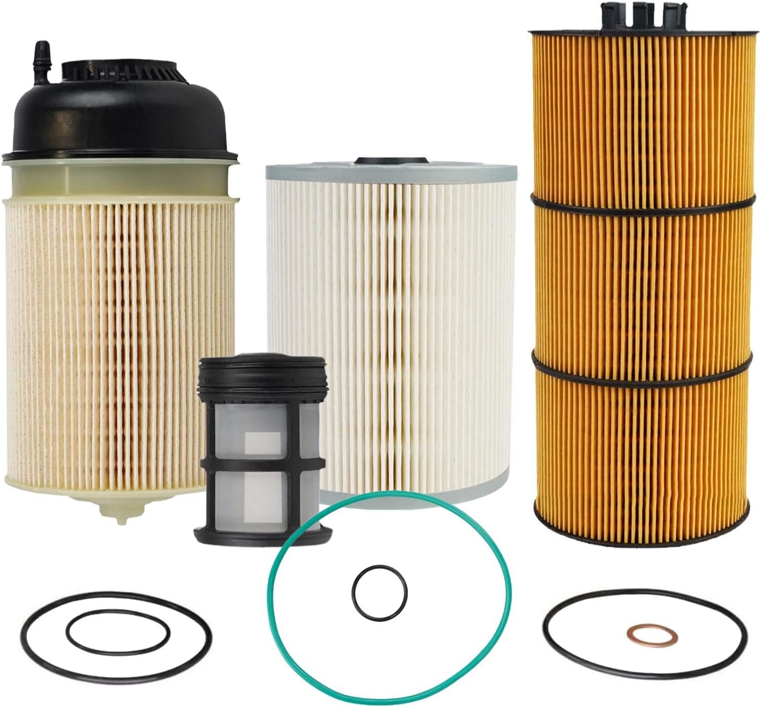 Amazon.com: Filter Service Kit Compatible With Detroit DD13 DD15 DD16 ...