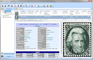 StampManage USA Scott Catalog Stamp Collecting Software: Software ...