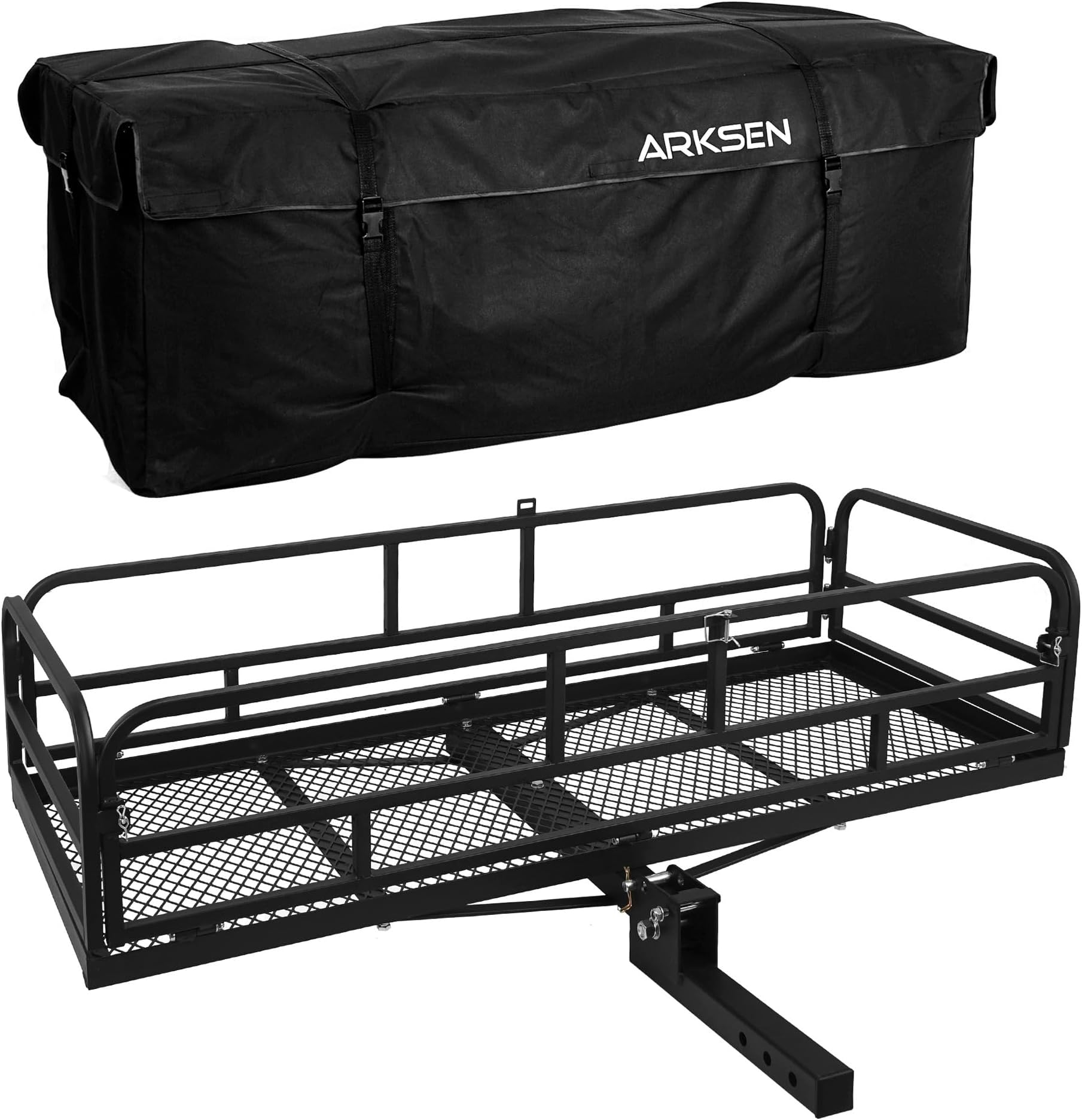 Amazon.com: ARKSEN 60" x 25" x 14" Folding Cargo Rack Carrier with ...