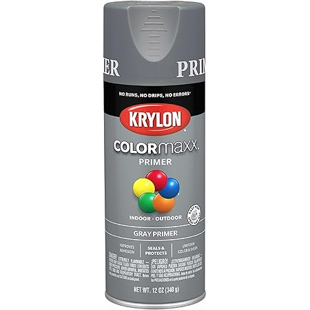 Krylon K06903807 Rust Protector Primers, Gray Primer - Spray Paints ...