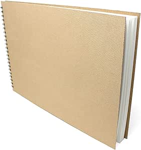 Amazon.com: Artway Enviro – Spiral Bound A3 Sketchbook – Landscape - 70 Sides/35 Pages of ...