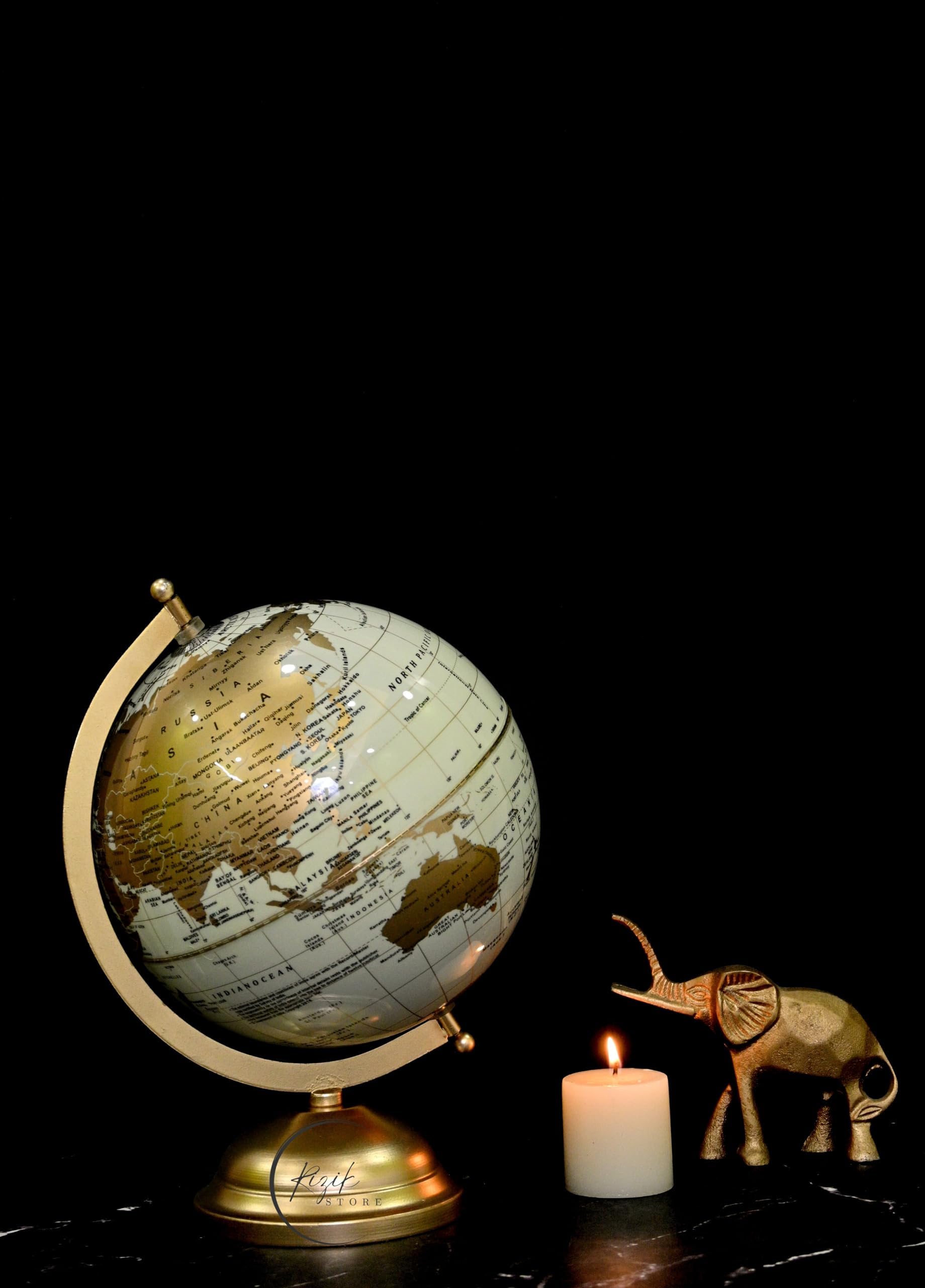 CGE- Educational Earth Texture political world globe with sturdy arc ...