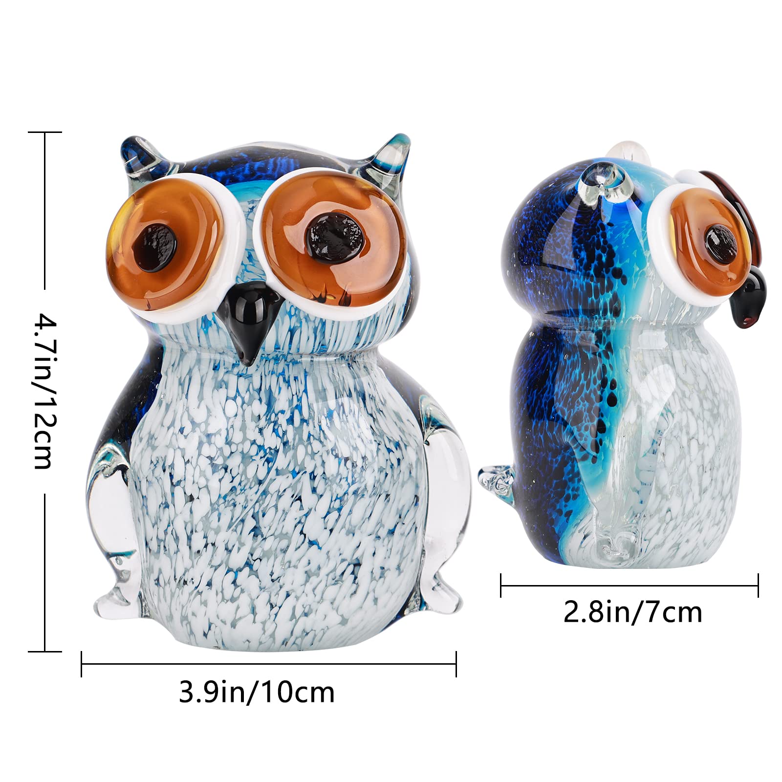 Cute Colorful Blue Owl