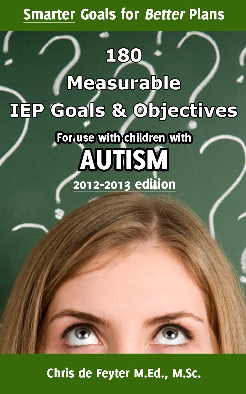 Amazon.com: 180 SMART Goals and Objectives for use with children with ...