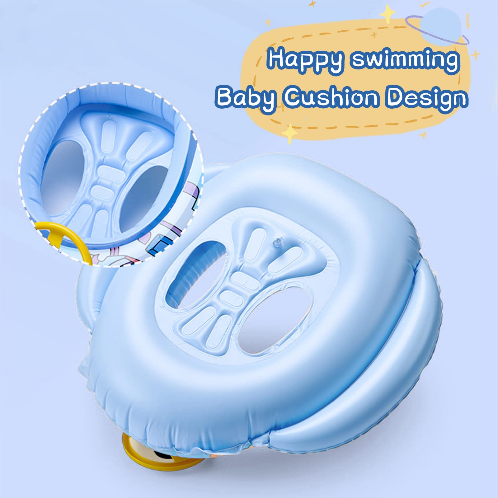 Snapklik.com : Baby Floats For Pool, Swimming Float Baby Inflatable Floater