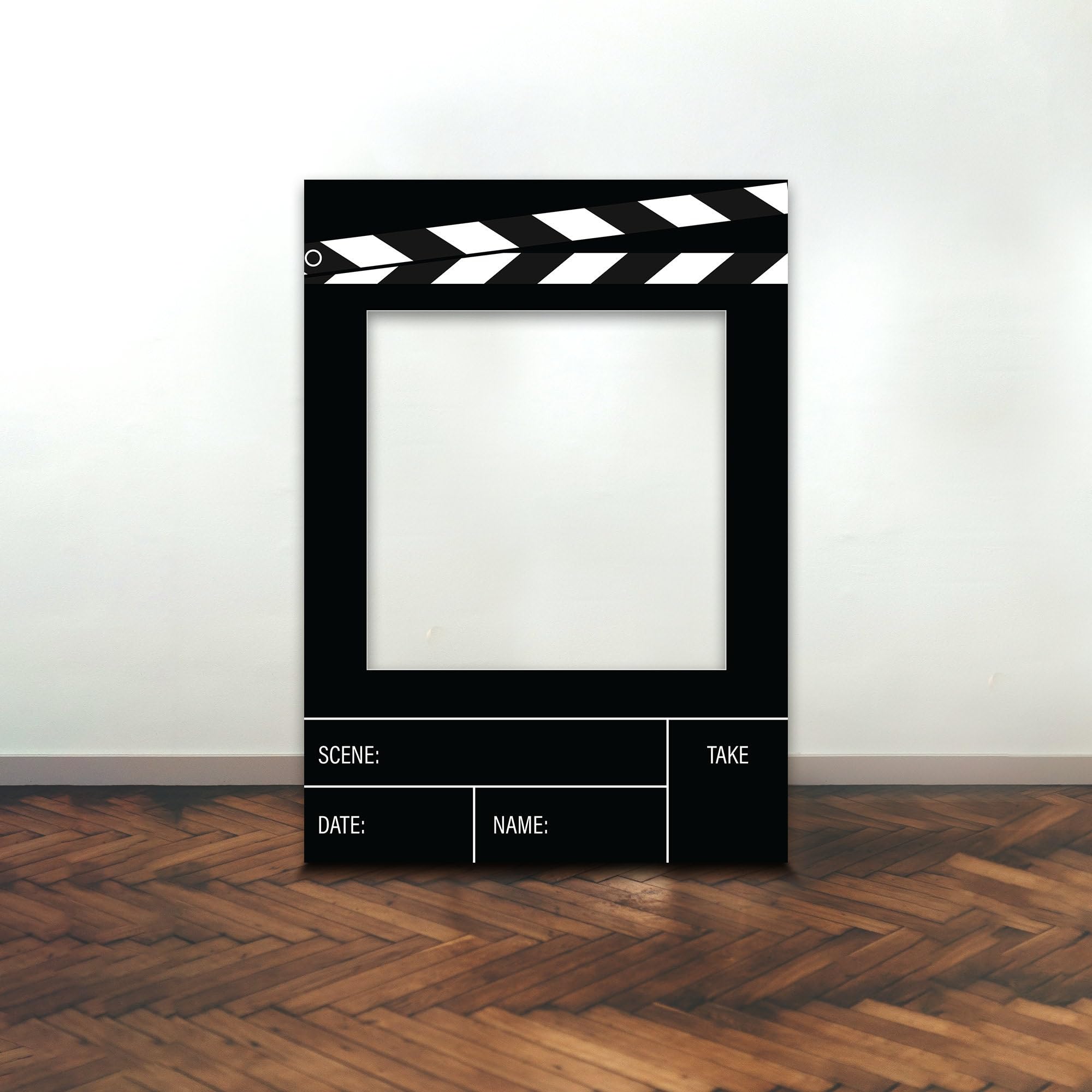 CLAPPERBOARD SELFIE FRAME Movie Selfie Frame Lights Camera Action Takes ...