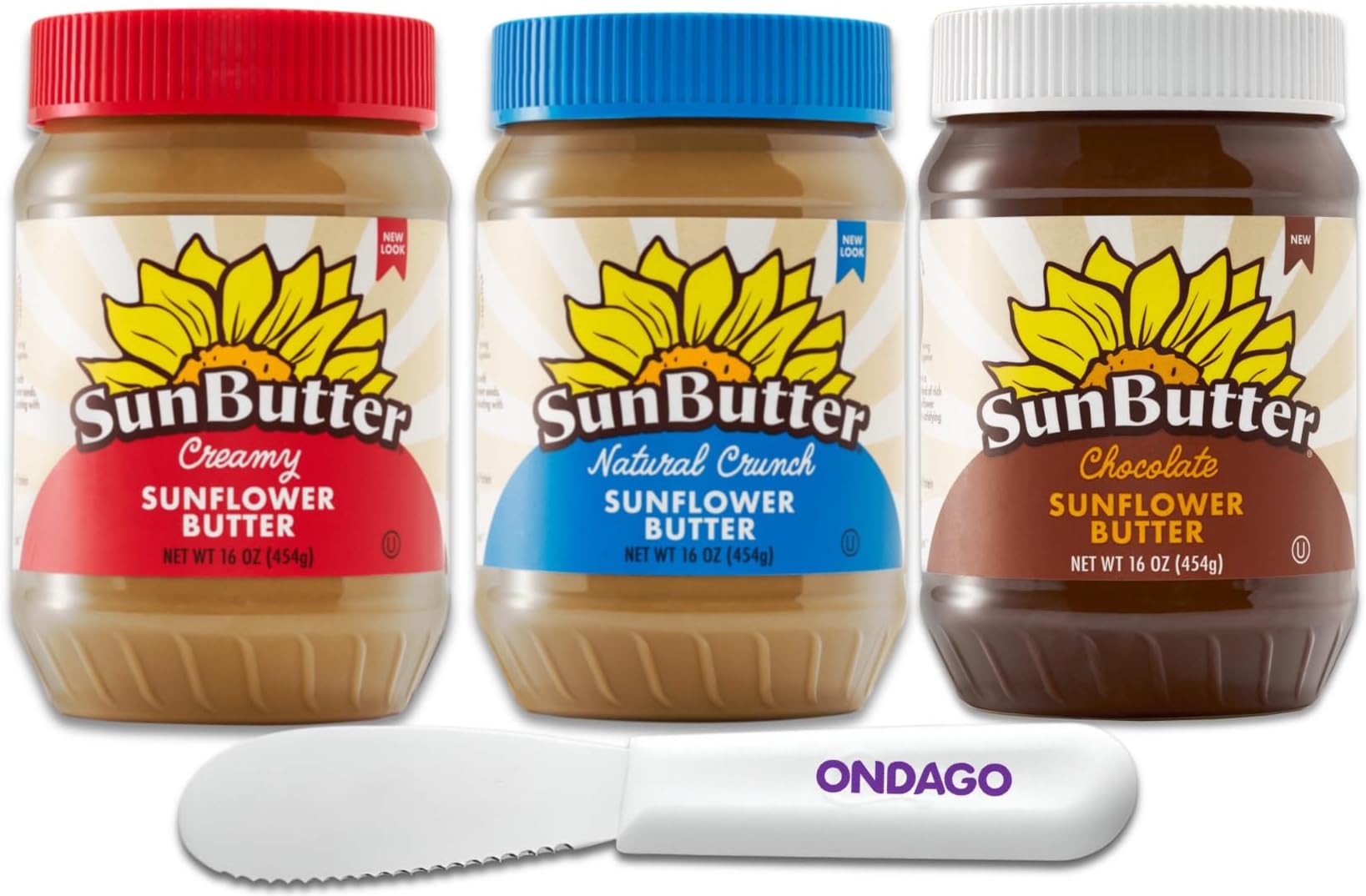 Amazon.com: SunButter Sunflower Butter Natural Creamy (6 pack of 16oz Jars)
