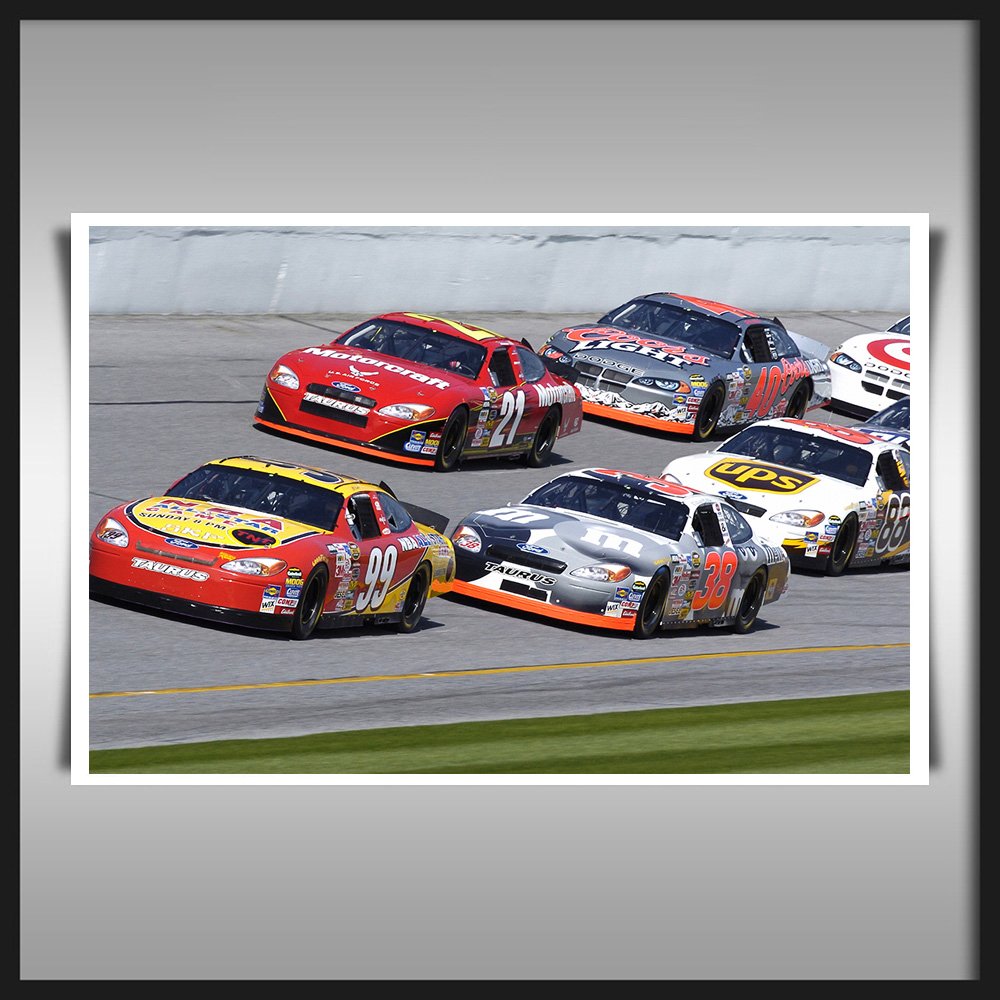 Nascar Printables NASCAR Race Cars" Canvas Print By RossoCorsa250