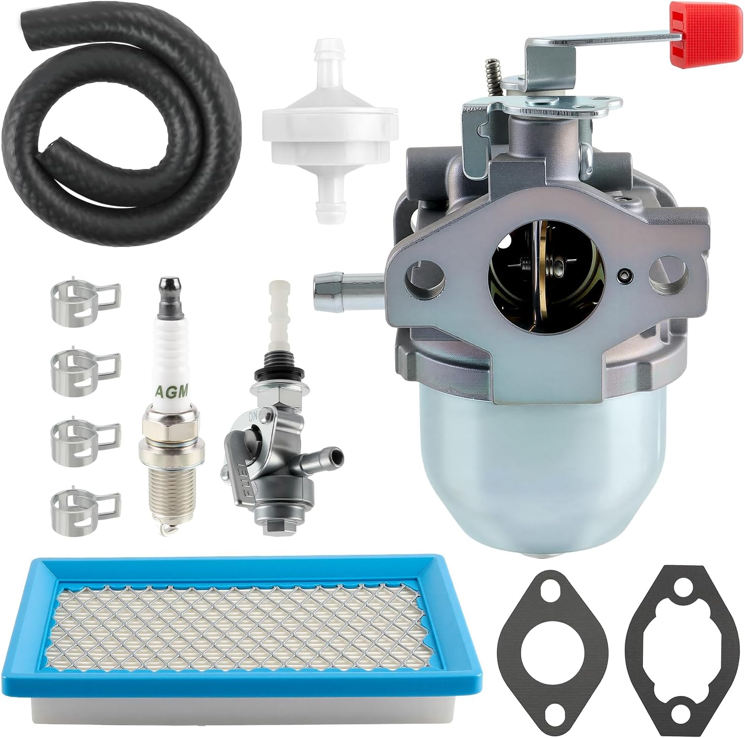 Amazon.com: Ferilter 0C1535ASRV Carburetor 78601 Air Filter Kit for ...