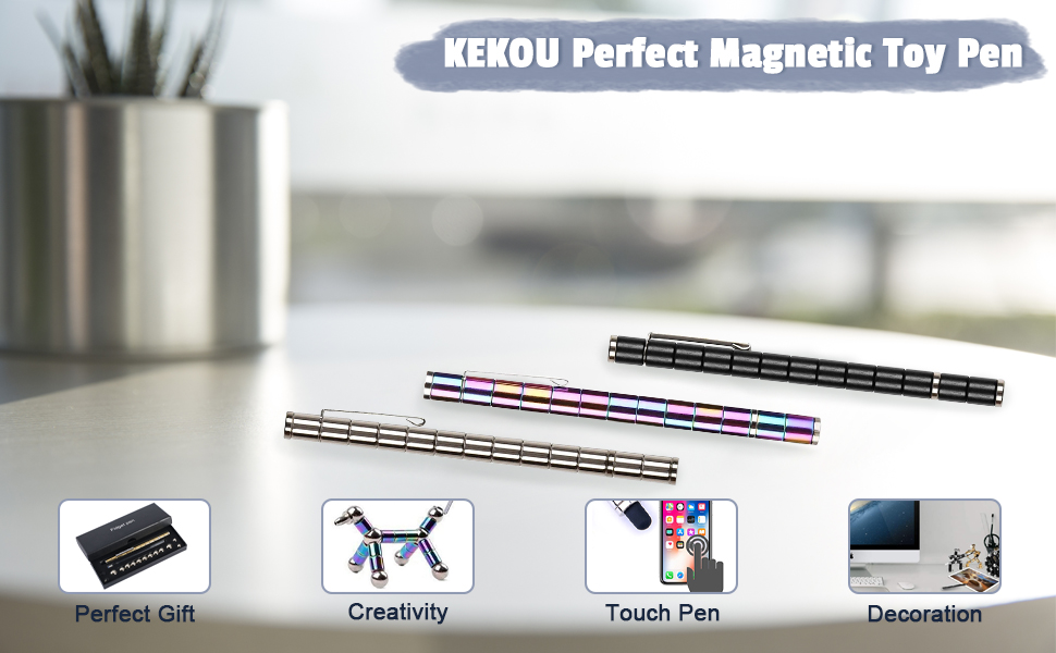 Watch KEKOU Fidget Pen Magnetic Pen Toy pen for Pressure Relieving on ...