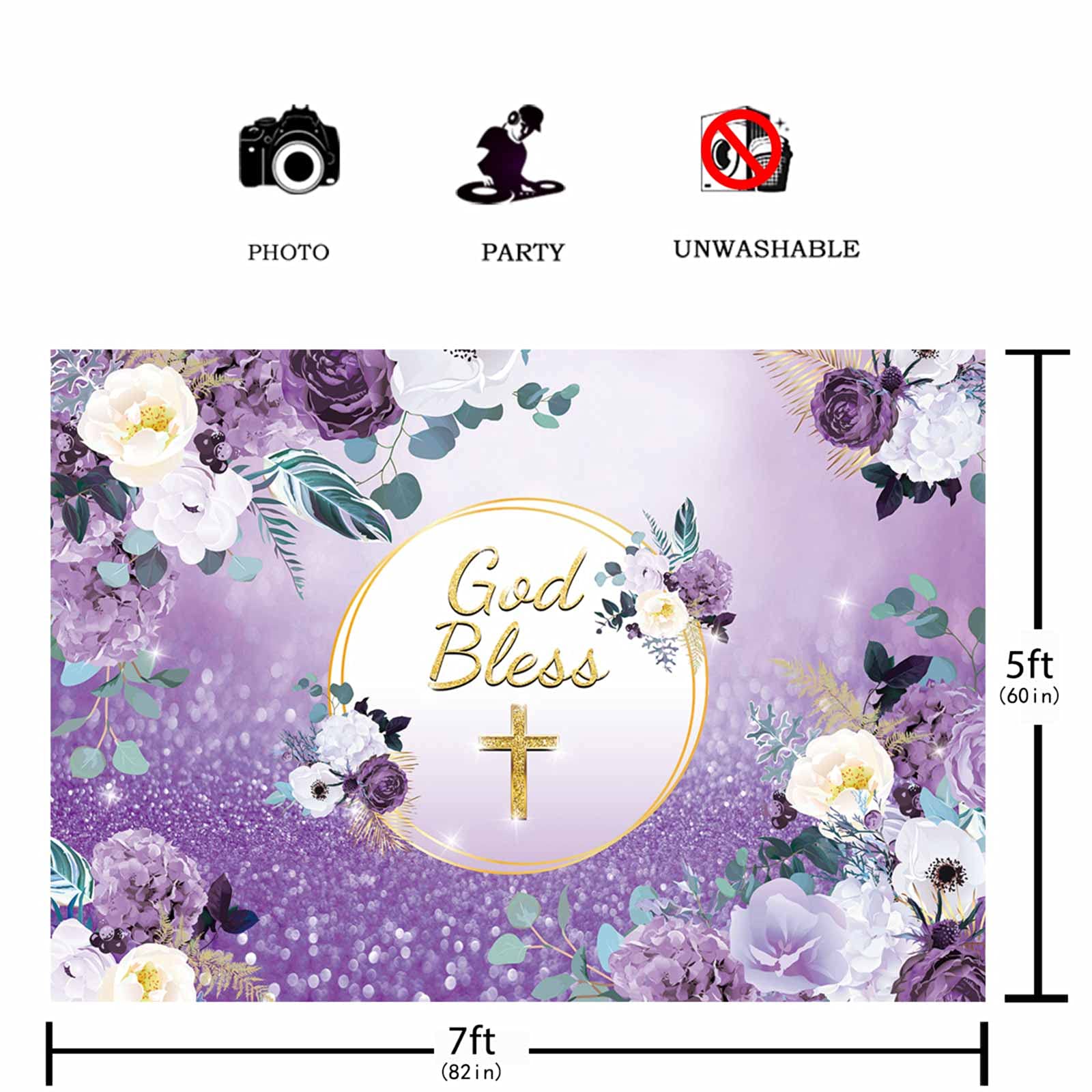Purple Baptism Graphics