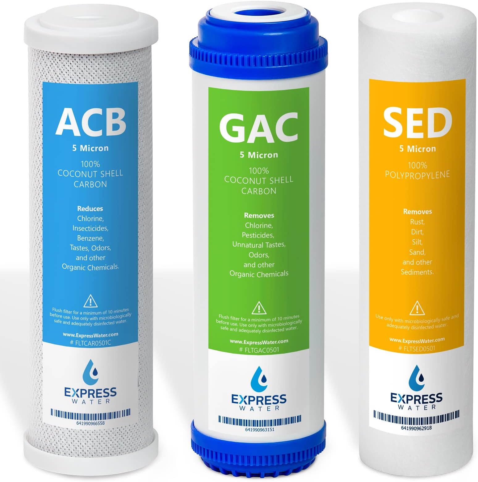 Amazon.com: Geekpure 5 Stage Reverse Osmosis Replacement Filter Set ...