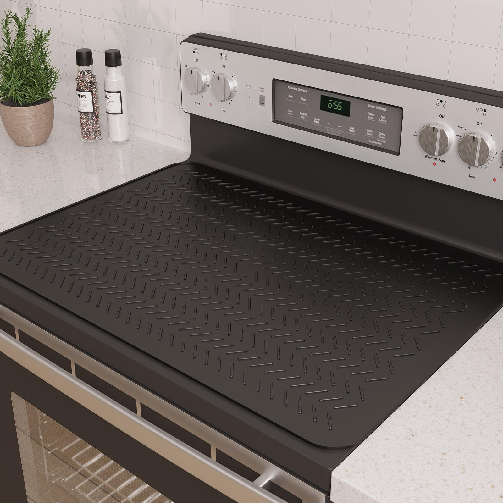 Amazon.com: Stove Top Cover for Electric Stove - Silicone Stove Mat for ...